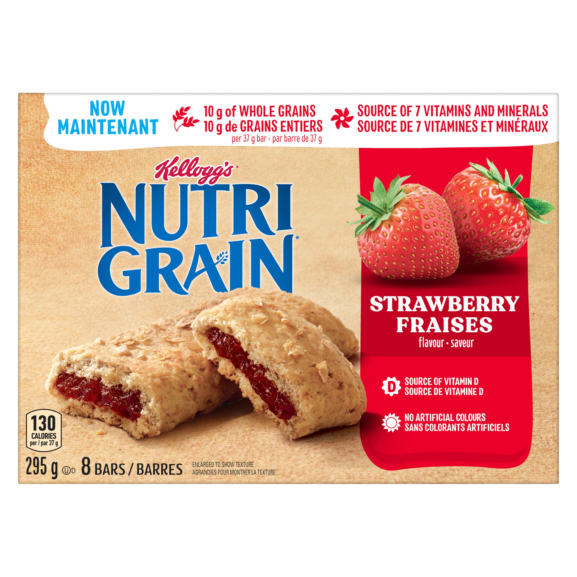 Nutri Grain Strawberry Bars, 8-Pack, 295-g – Giant Tiger