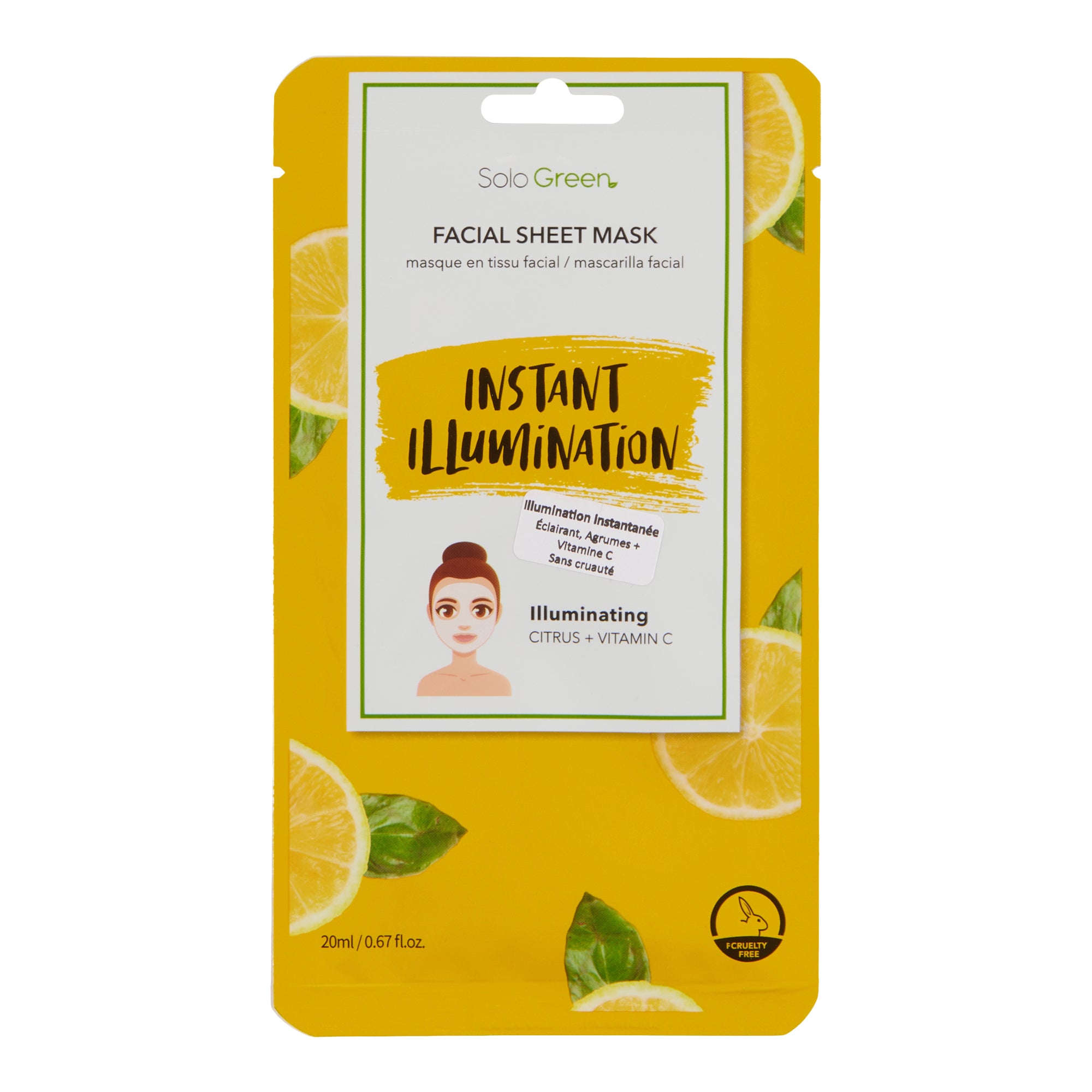 Solo Green Vitamin C Sheet Mask – Giant Tiger