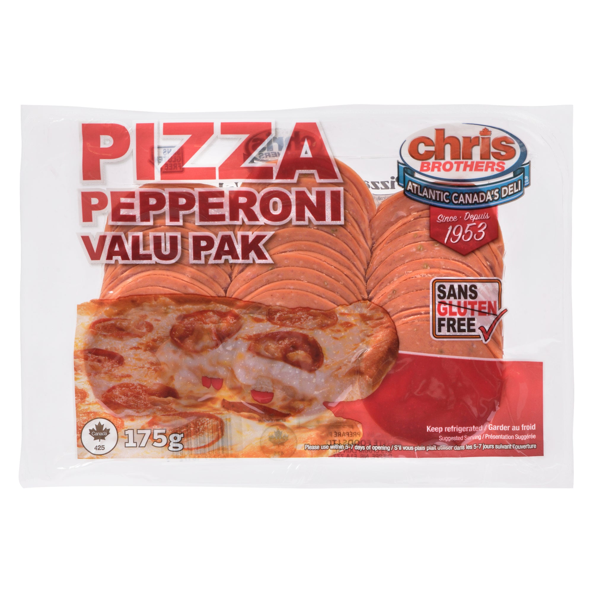 Chris Brothers Pizza Pepperoni Valu Pak, 175-g – Giant Tiger