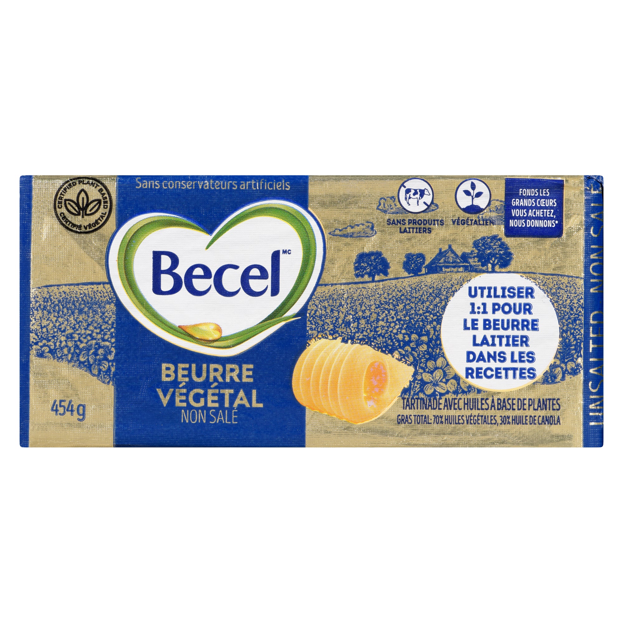 Becel Unsalted Plant-Based Spread, 454-g – Giant Tiger