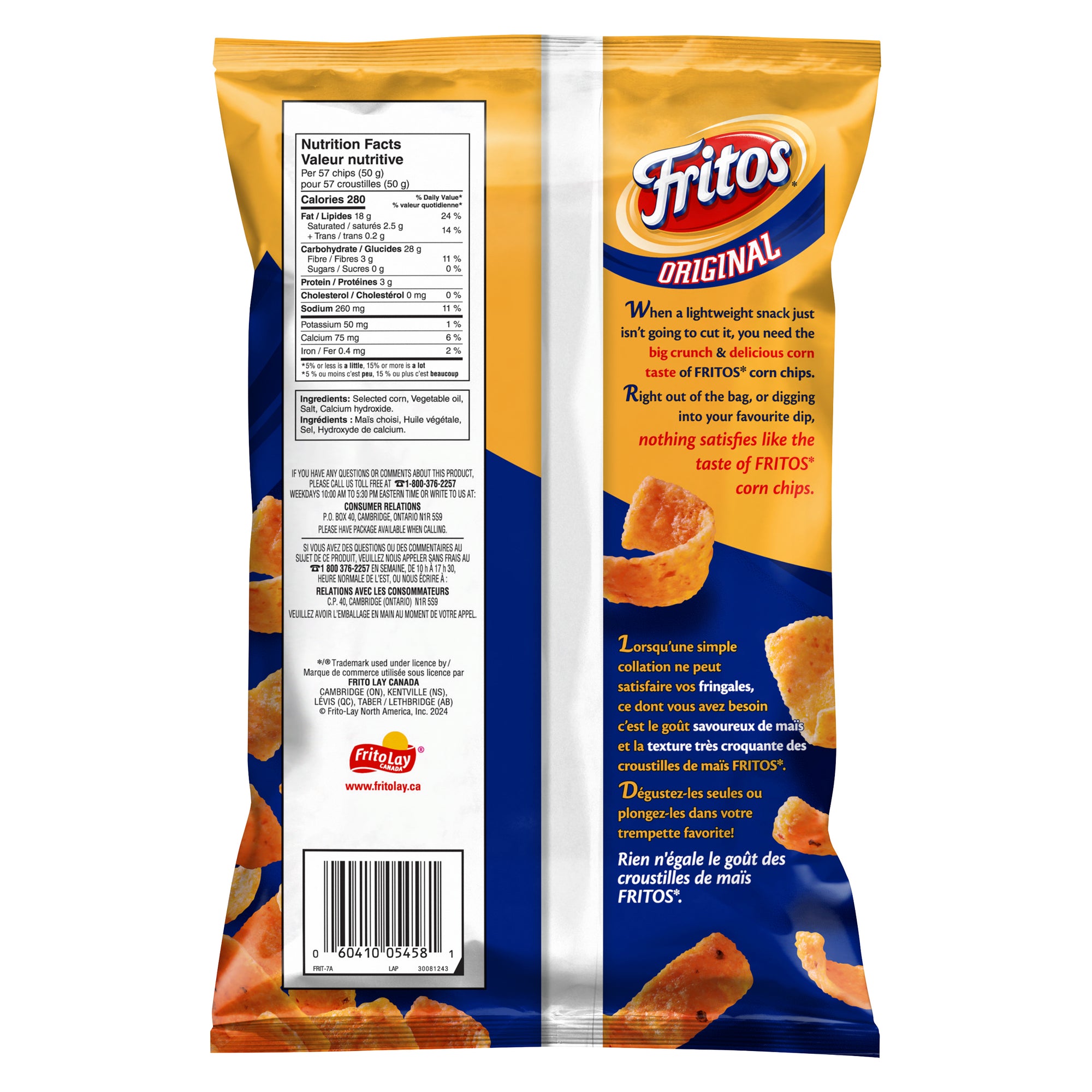 Fritos Original Corn Chips, 340-g – Giant Tiger