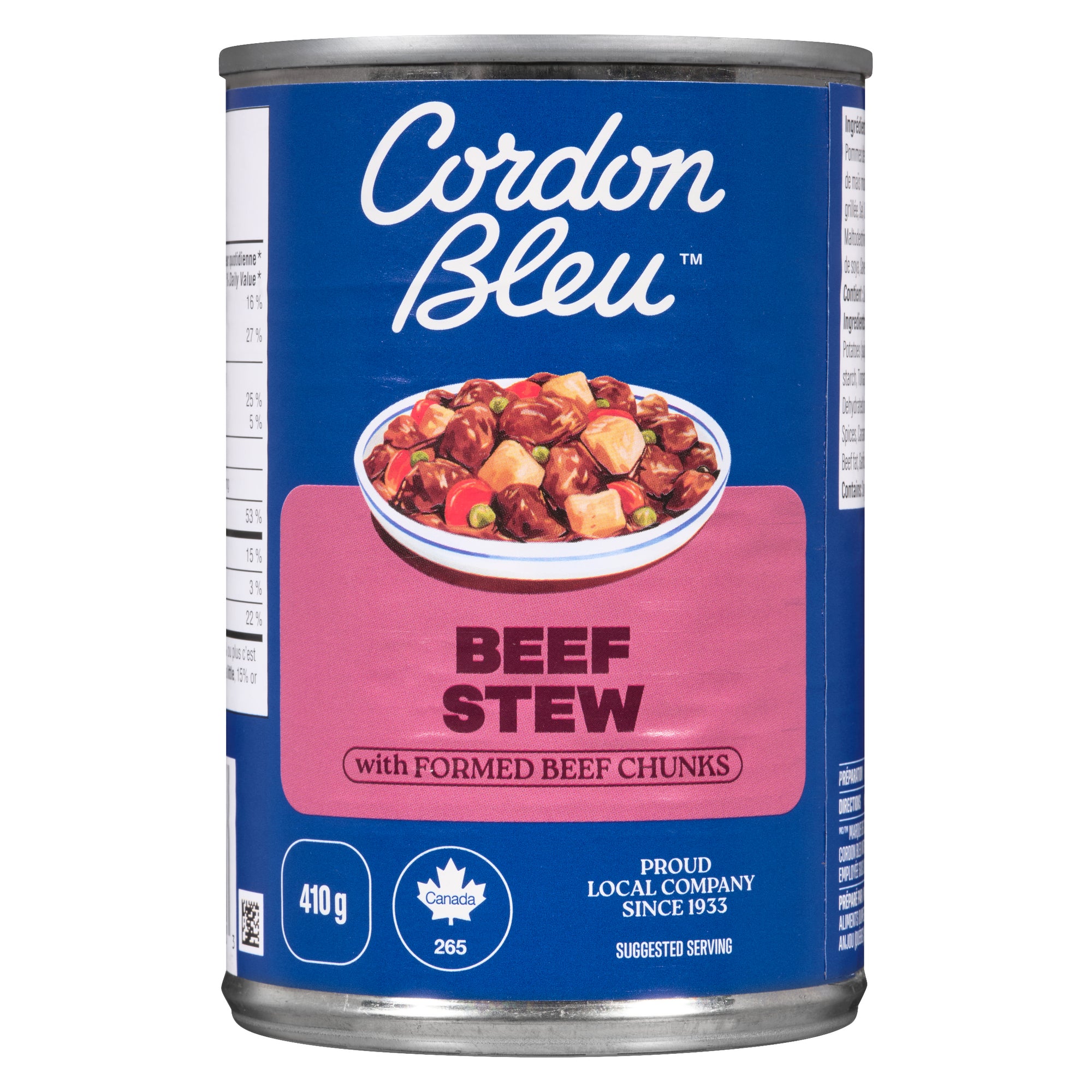 Cordon Bleu Beef Stew with Formed Beef Chunks - 410g – Giant Tiger