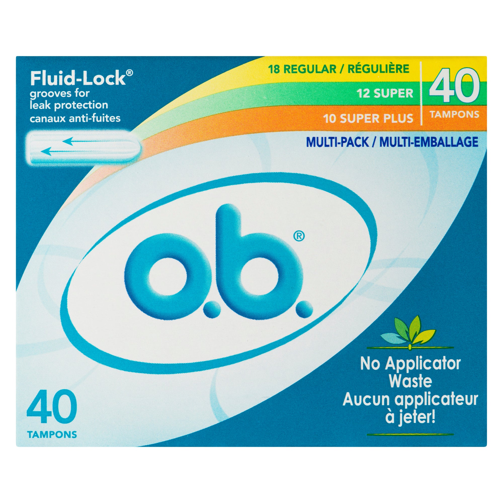 O.B. Multi-Pack Tampons, 40-Pack – Giant Tiger