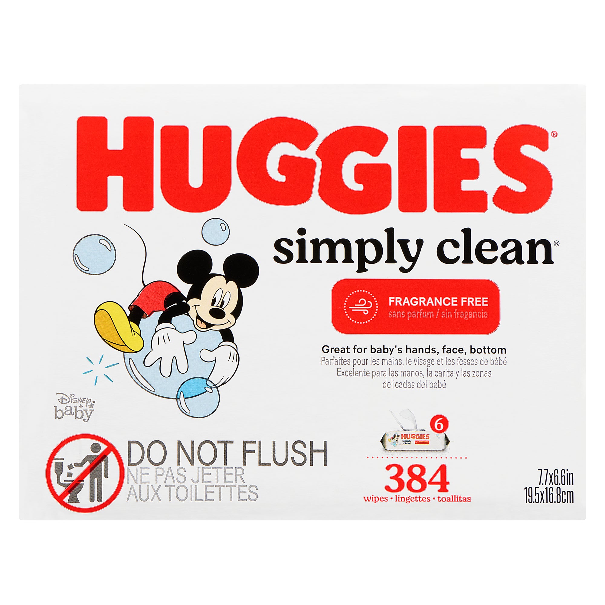 Huggies Simply Clean Wipes, 6-Packs, 64-Wipes – Giant Tiger