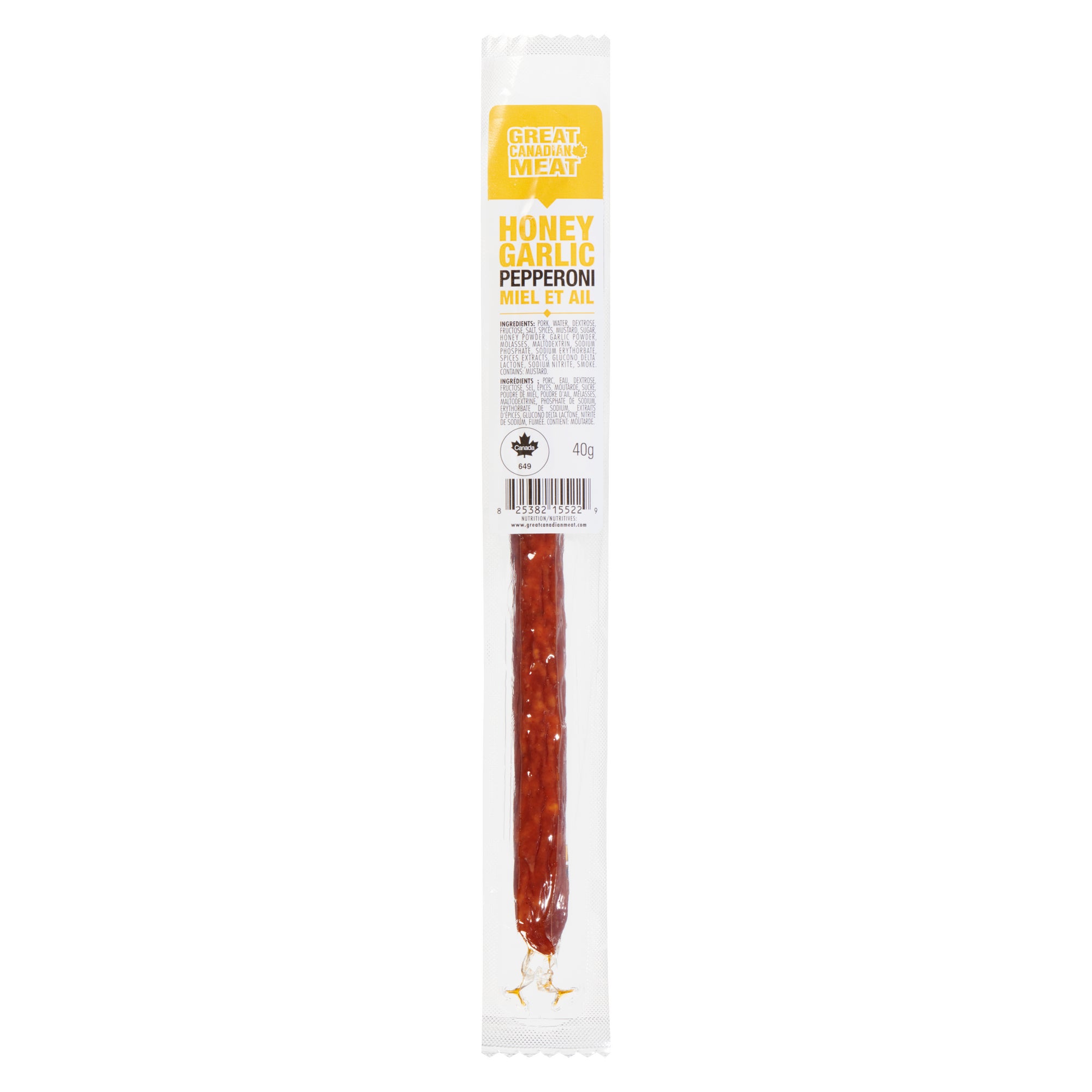 Great Canadian Meat Pepperoni Miel et Ail, 40 g – Giant Tiger