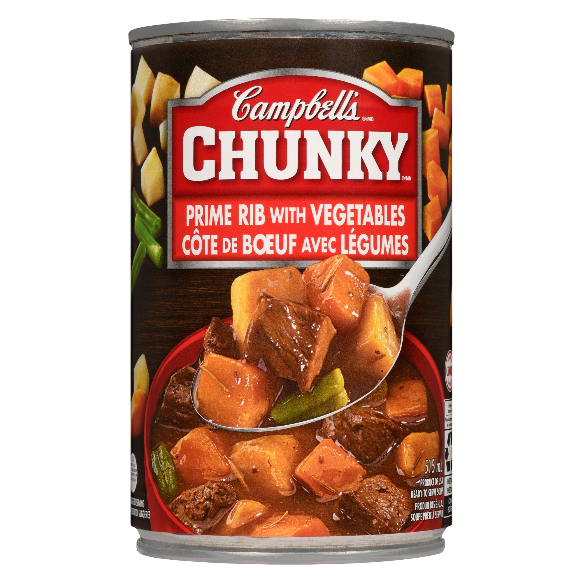 Campbell's Chunky Ready to Serve Soup Prime Rib with Vegetables - 515 ...