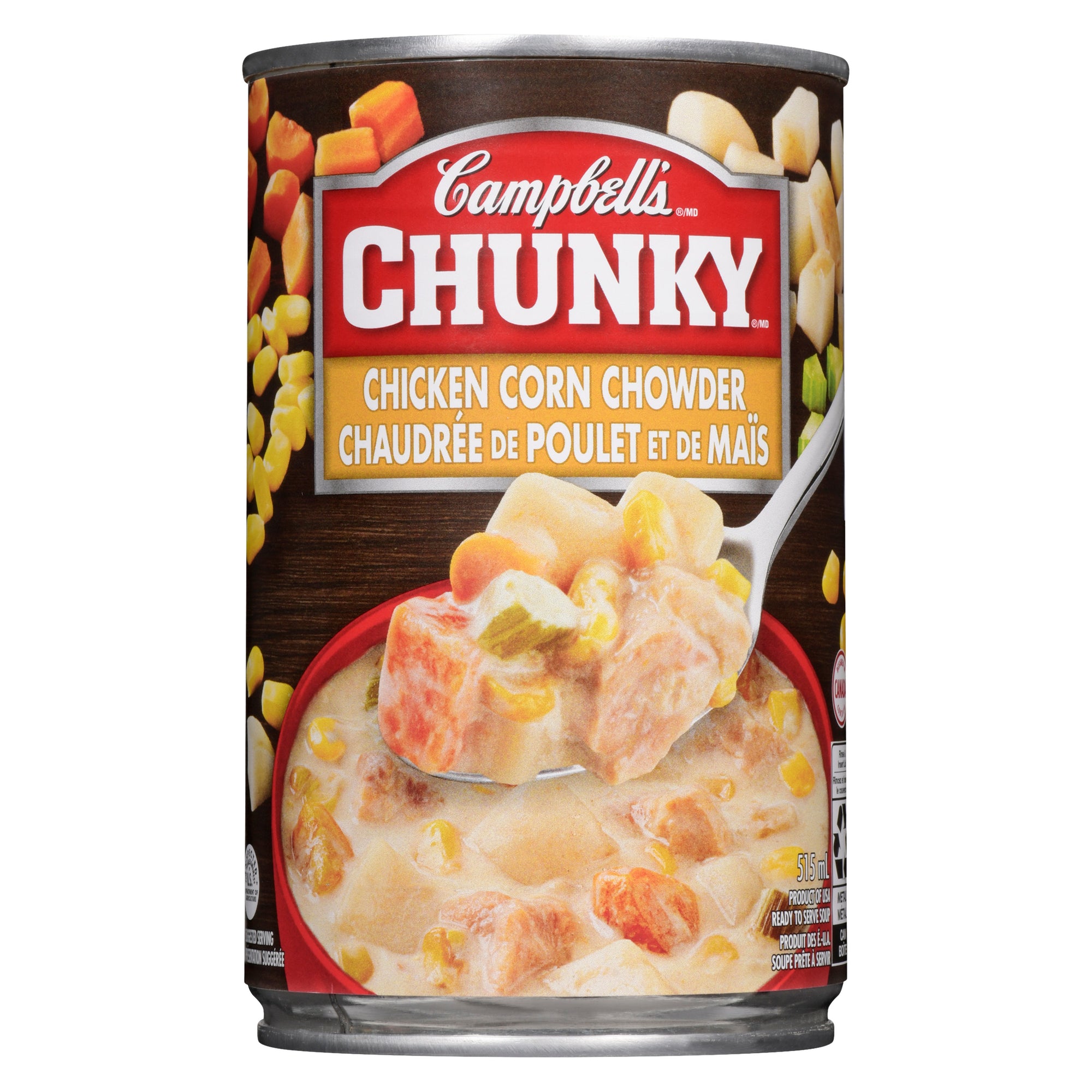 Campbell's Chunky Chicken Corn Chowder Ready to Serve Soup, 515-ml ...