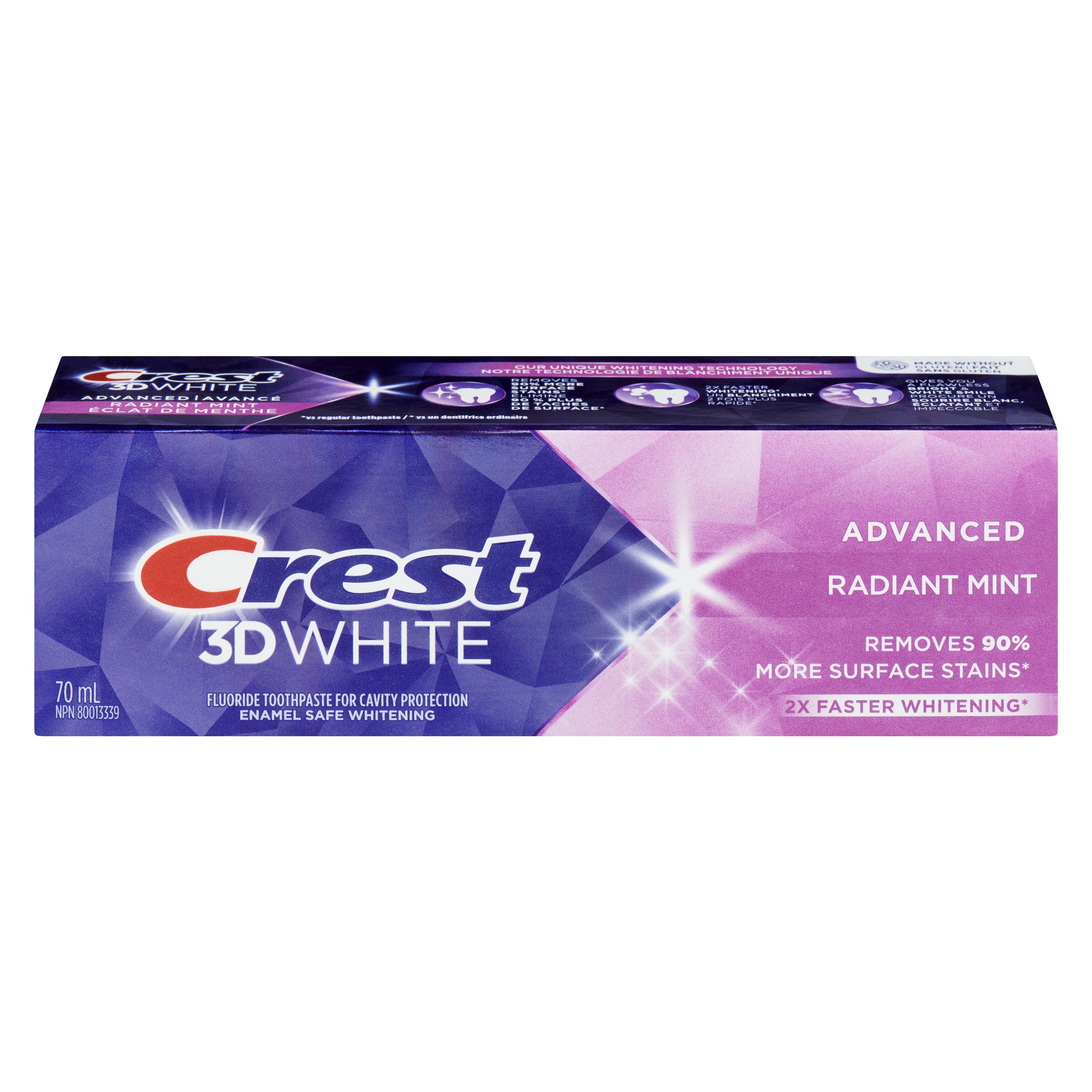 Crest 3D White Radiant Mint Toothpaste, 70 ml – Giant Tiger