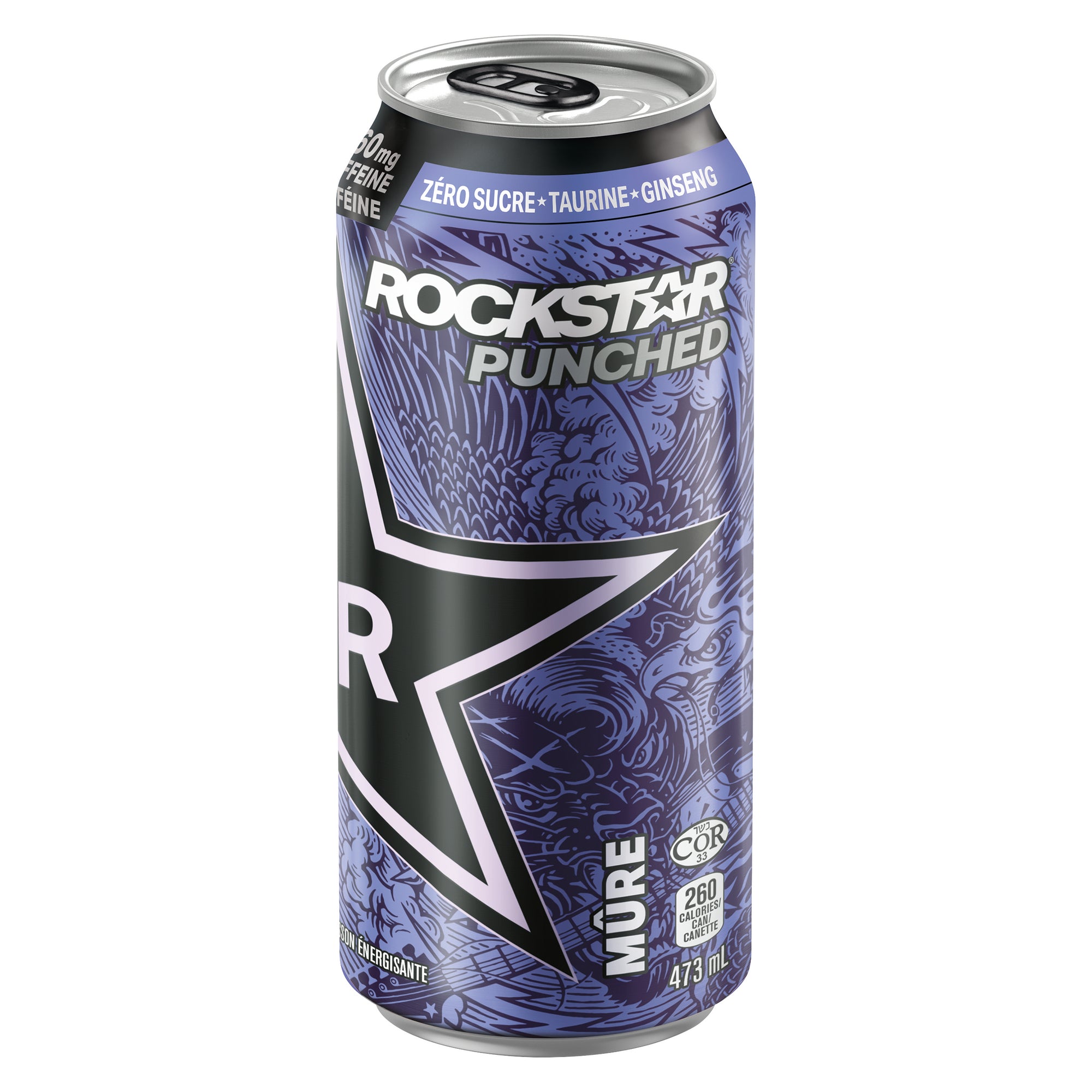 Rockstar Punched Blackberry Flavoured Energy Drink, 473-ml – Giant Tiger