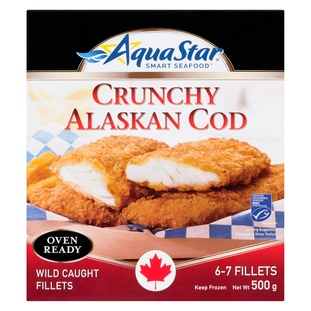 Aqua Star Wild Caught Crunchy Alaskan Cod Fillets, 500-g – Giant Tiger