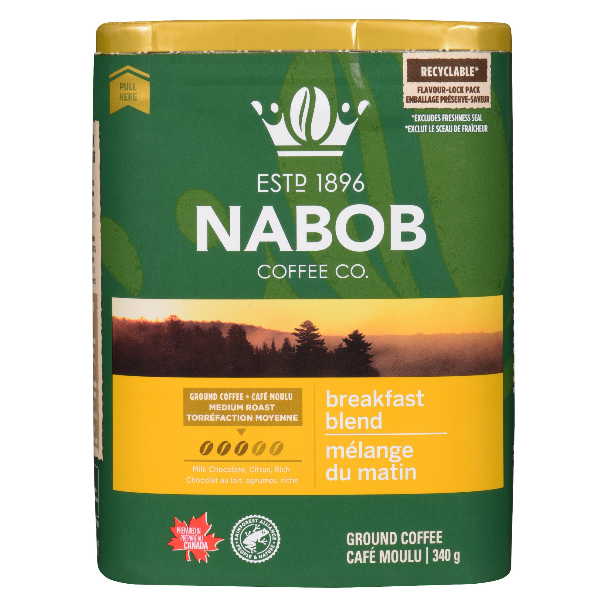 Nabob Breakfast Blend Medium Roast Coffee, 340 g – Giant Tiger
