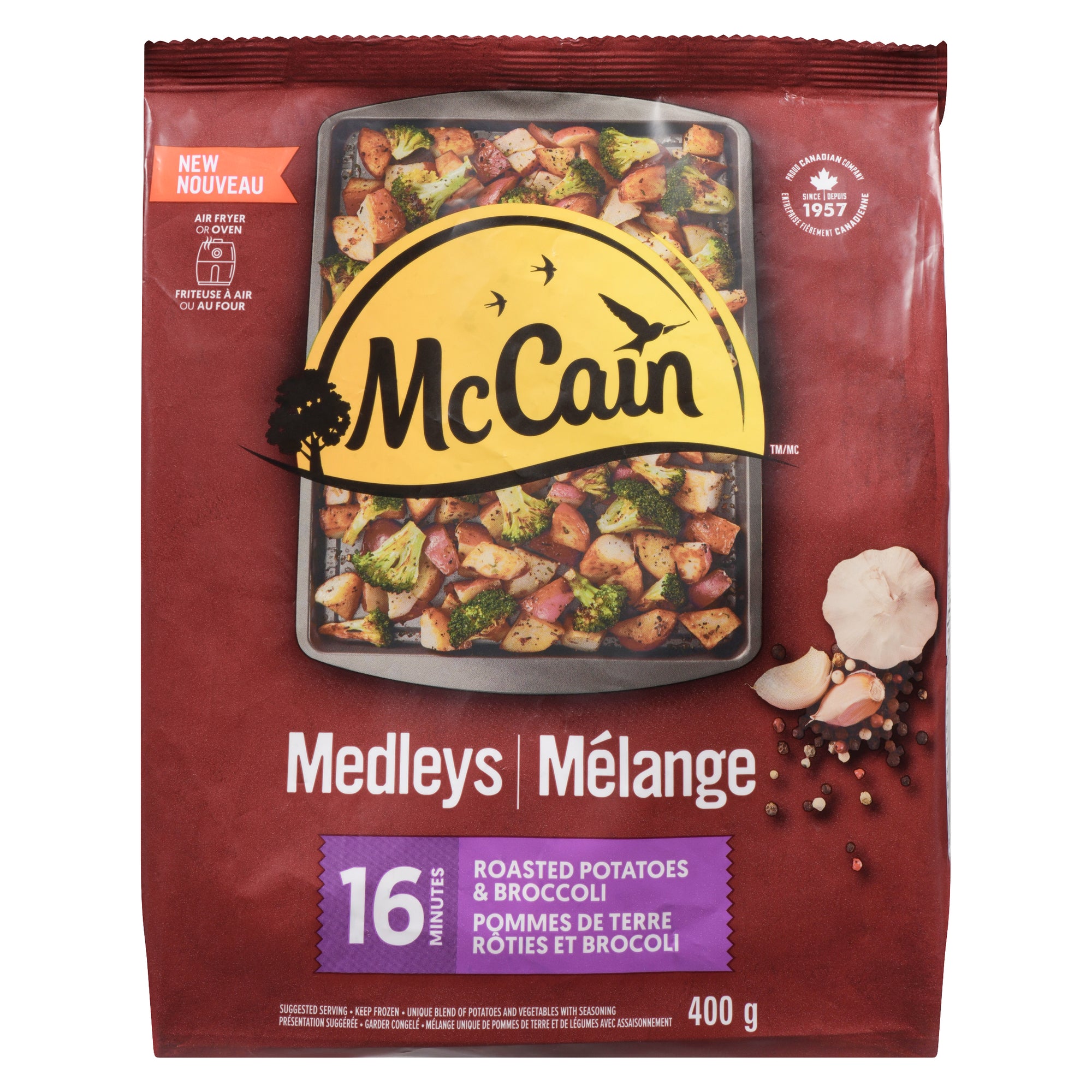 McCain Roasted Potatoes & Broccoli Medleys, 400 g – Giant Tiger