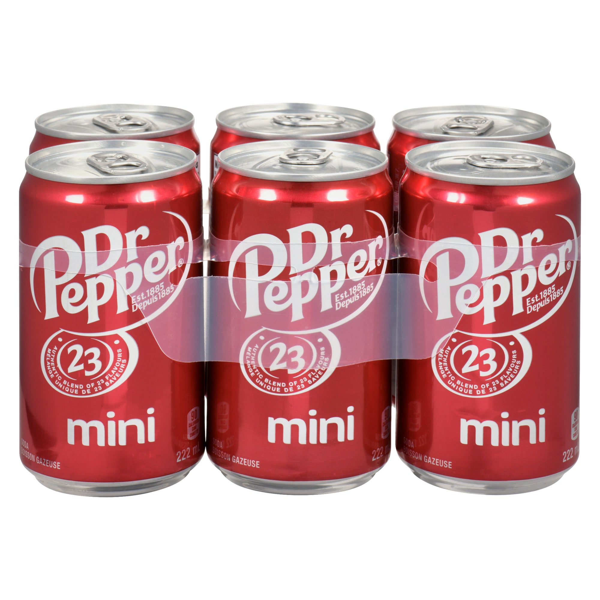 Dr Pepper Mini Soda, 6-Pack, 222 ml – Giant Tiger