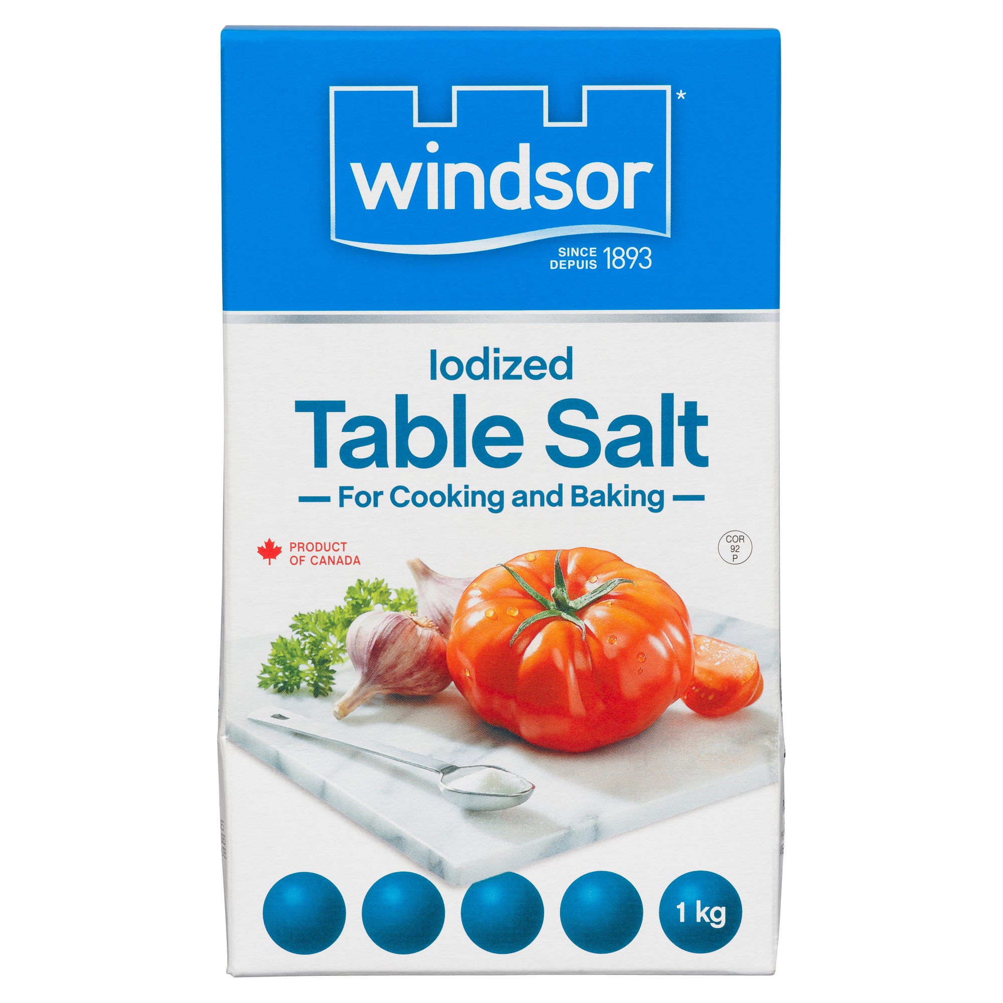 Windsor Iodized Table Salt, 1 kg – Giant Tiger