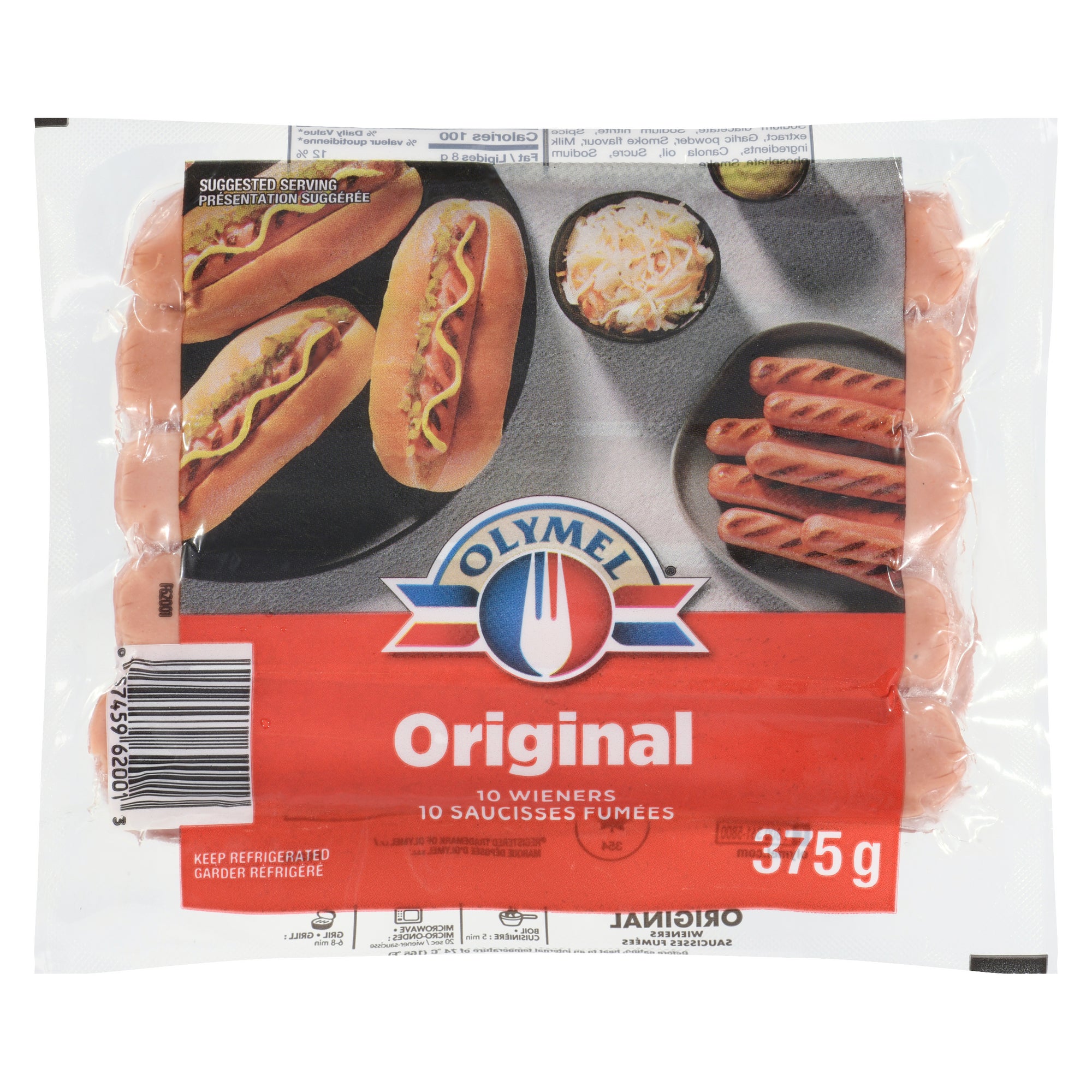 Olymel Original Wieners, 10-Pack, 375 g – Giant Tiger