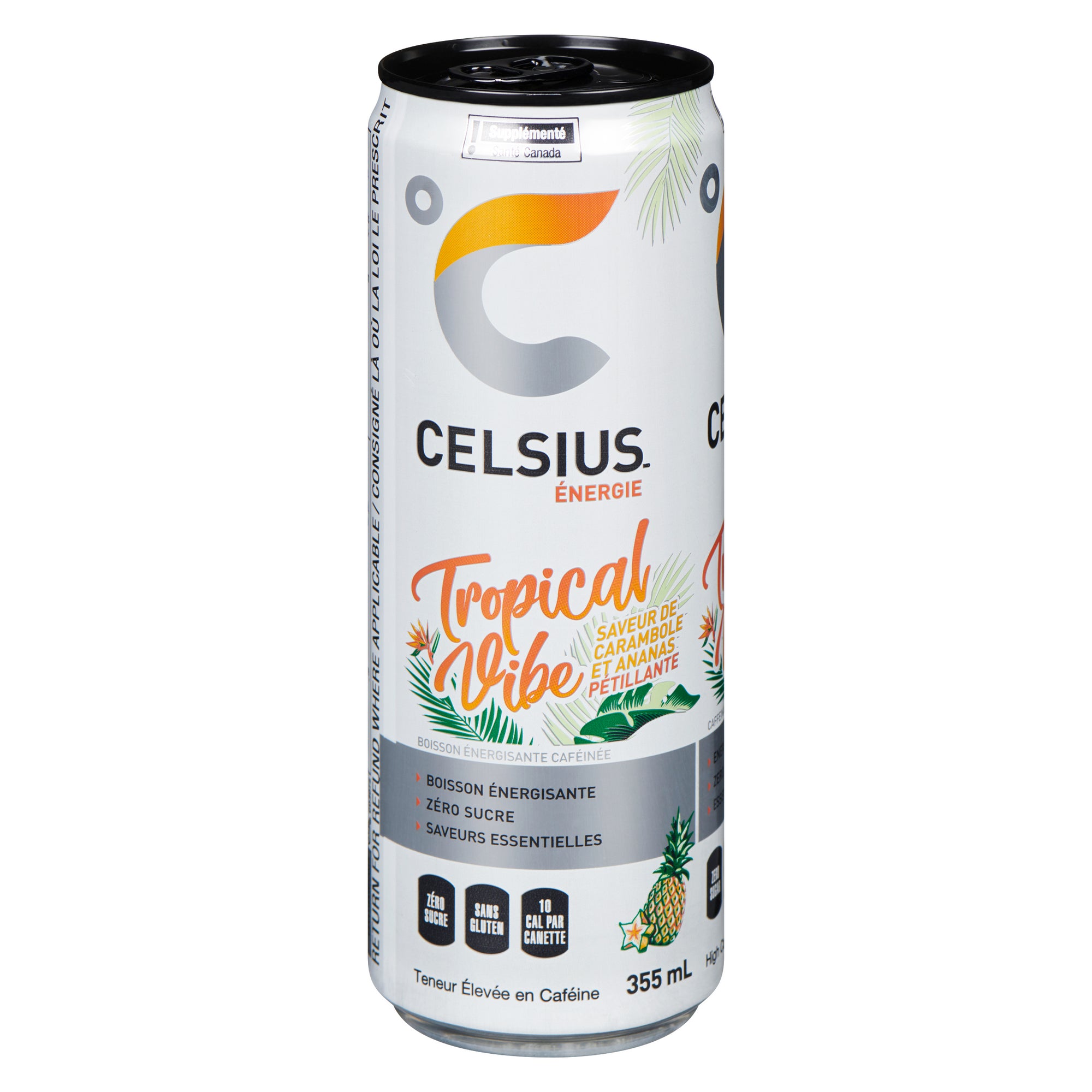 Celsius Energy Drink Tropical Vibe Starfruit Pineapple, 355 ml – Giant ...