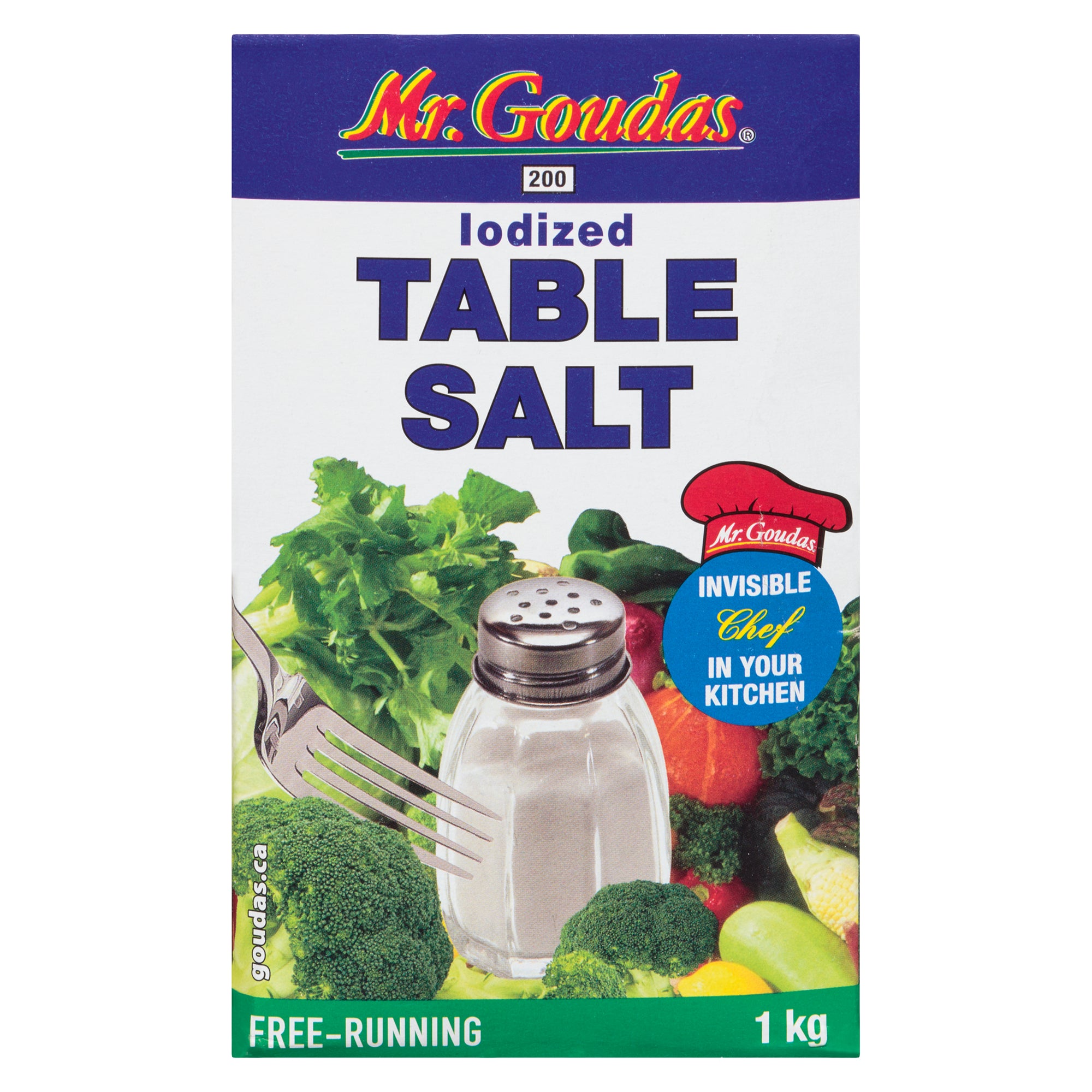 Mr. Goudas Table Salt Iodized, 1 kg – Giant Tiger