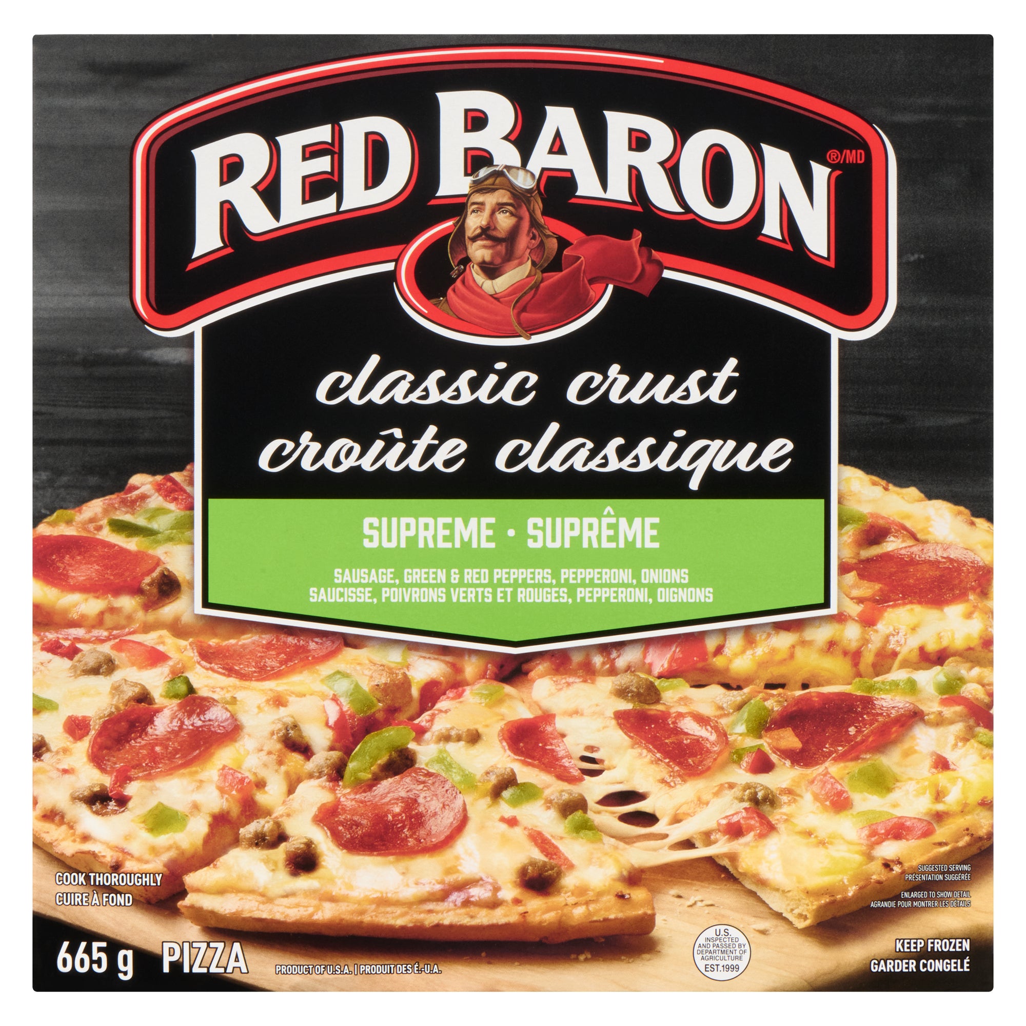 Red Baron Pizza Classic Crust Supreme, 665 g – Giant Tiger
