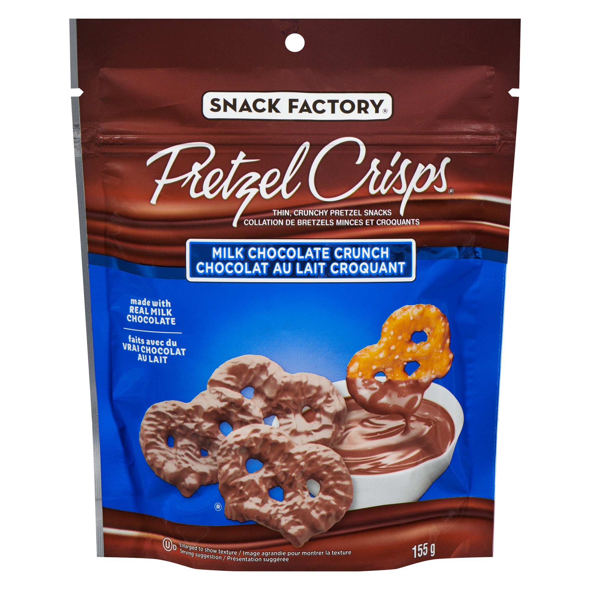 Snack Factory Pretzel Crisps Milk Chocolate Crunch, 155 g – Giant Tiger