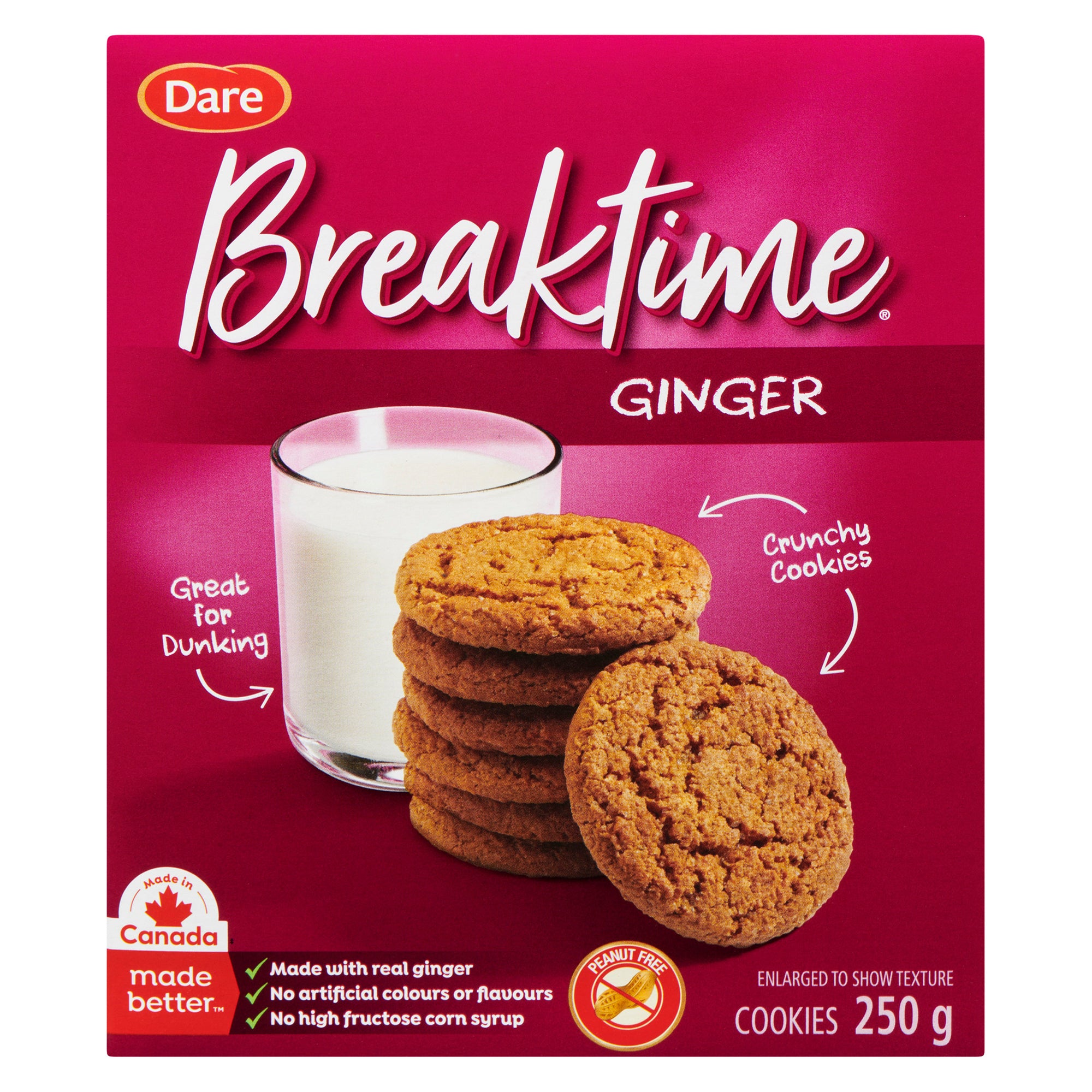 Dare Breaktime Crunchy Ginger Cookies, 250-g – Giant Tiger