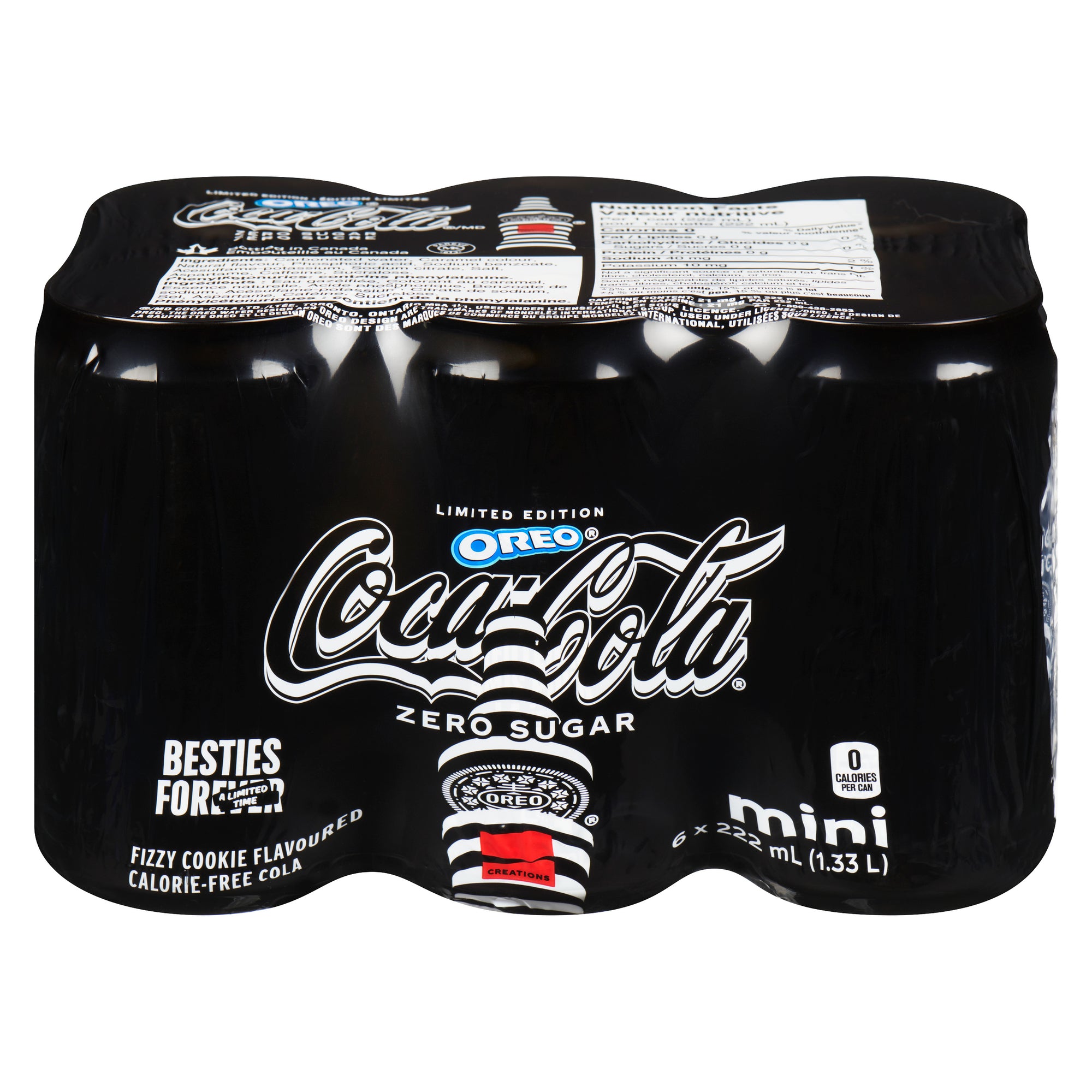 Coca-Cola Zero Sugar Oreo Limited Edition Coke Zero, 6-Pack, 222-ml ...