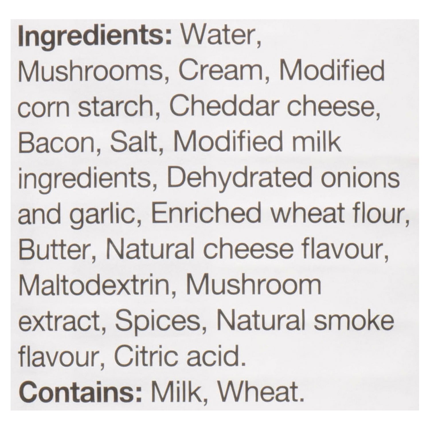 Bâton Rouge Mushroom, Cheddar & Bacon Soup, 540-ml – Giant Tiger