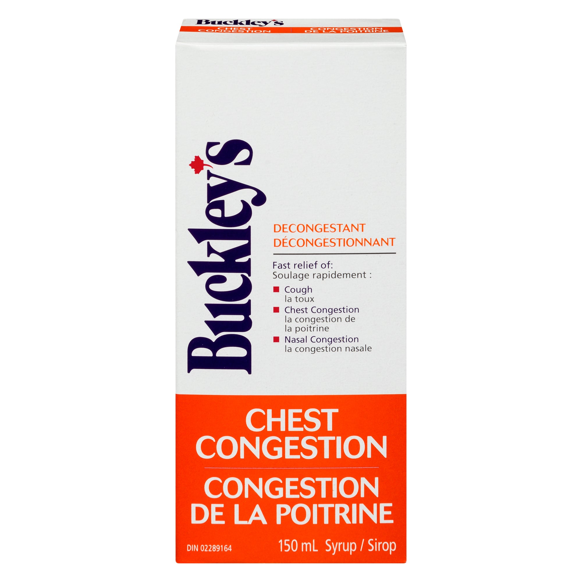 Buckley's Decongestant Syrup Chest Congestion, 150 ml – Giant Tiger