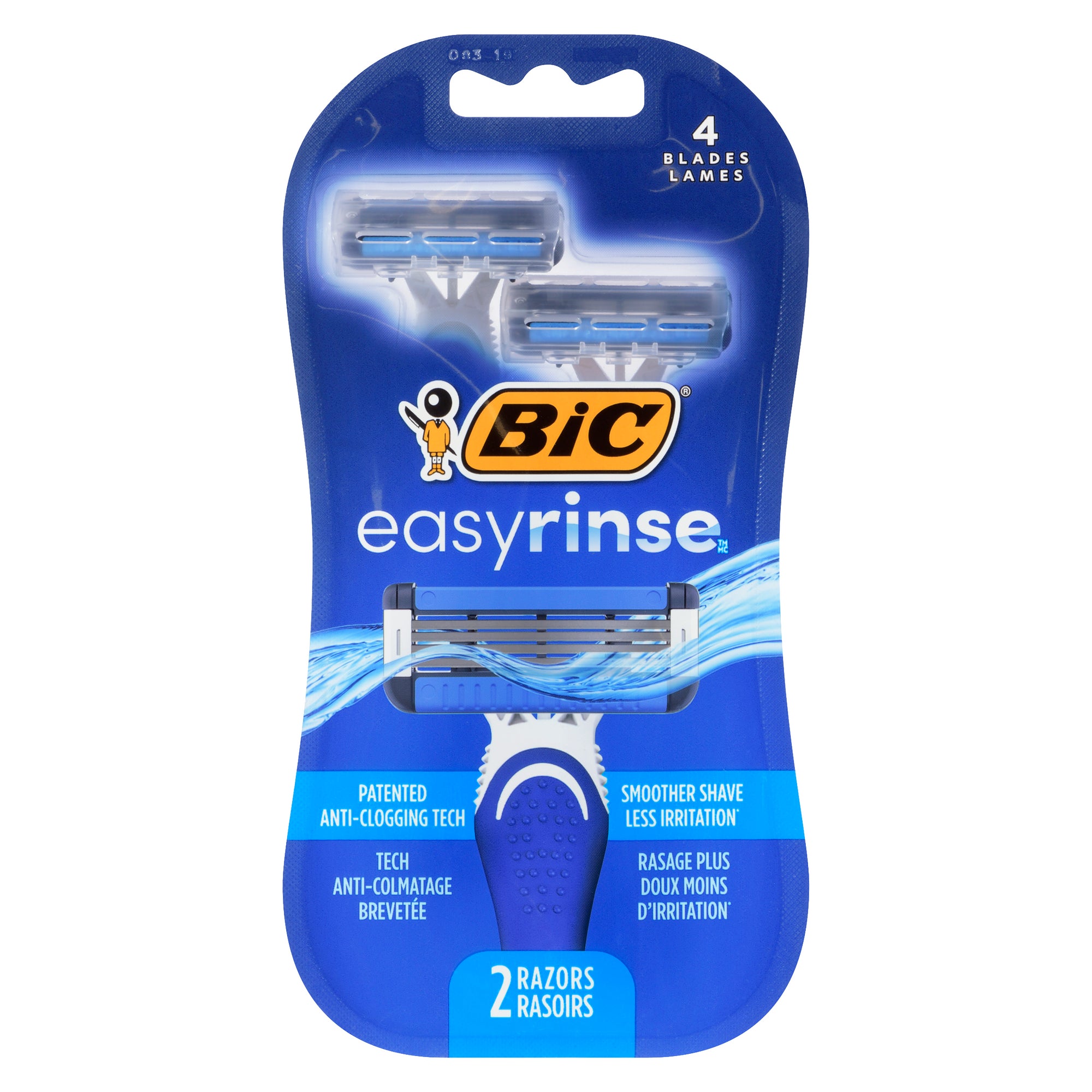BIC EasyRinse 4 Blades, 2 Razors – Giant Tiger