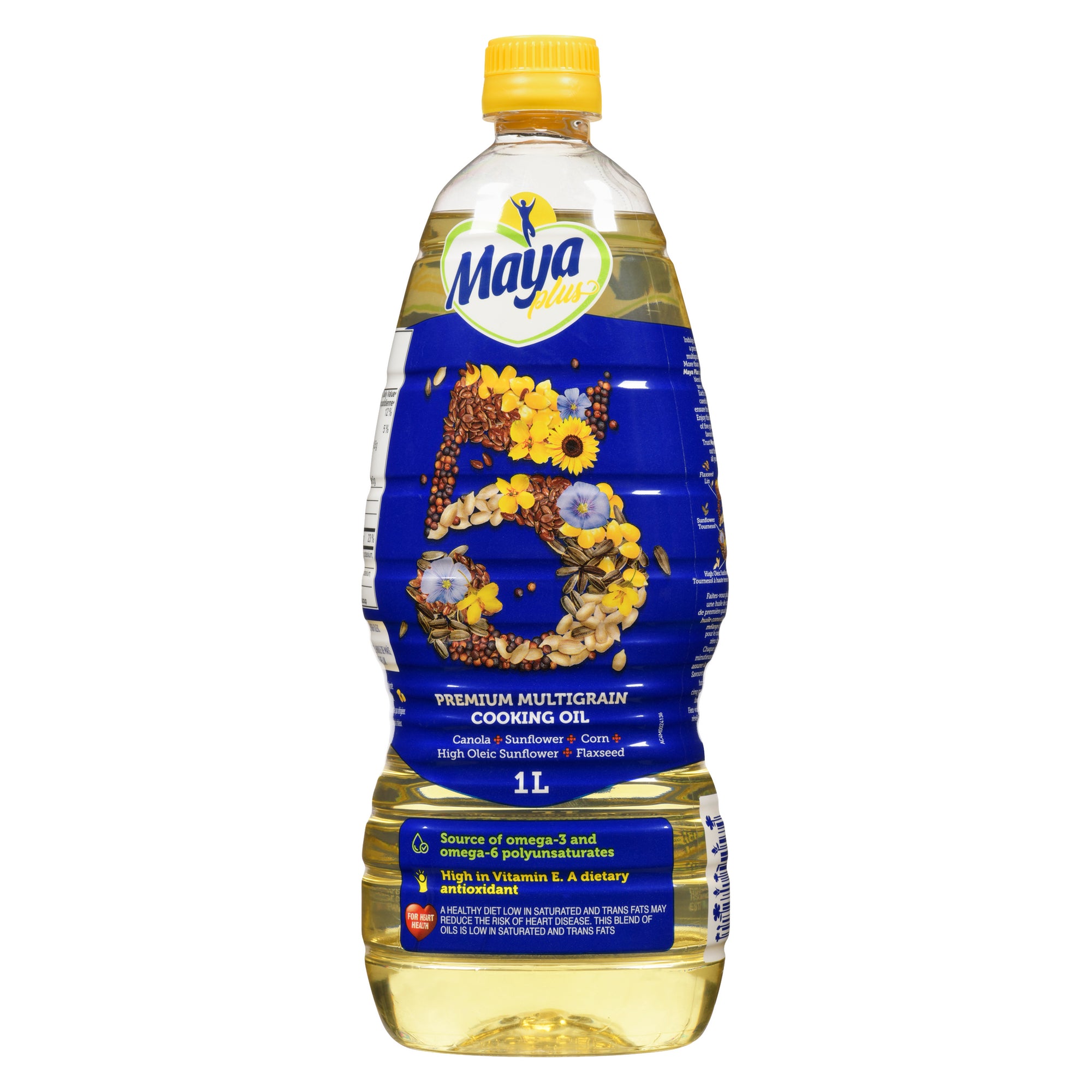 Maya Plus Premium Multigrain Cooking Oil, 1 L – Giant Tiger