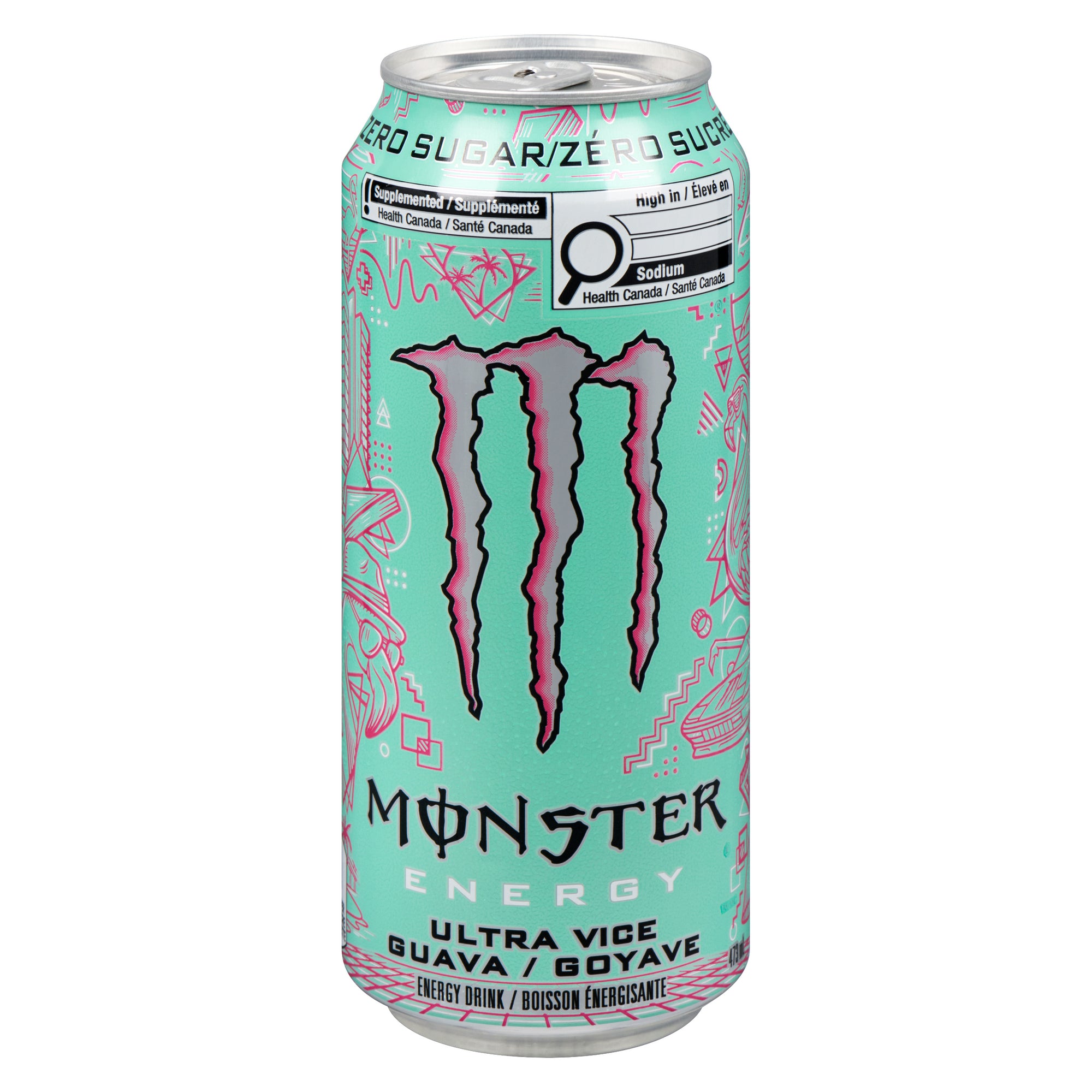 Monster Energy Drink Zero Sugar Ultra Vice Guava, 473 ml – Giant Tiger