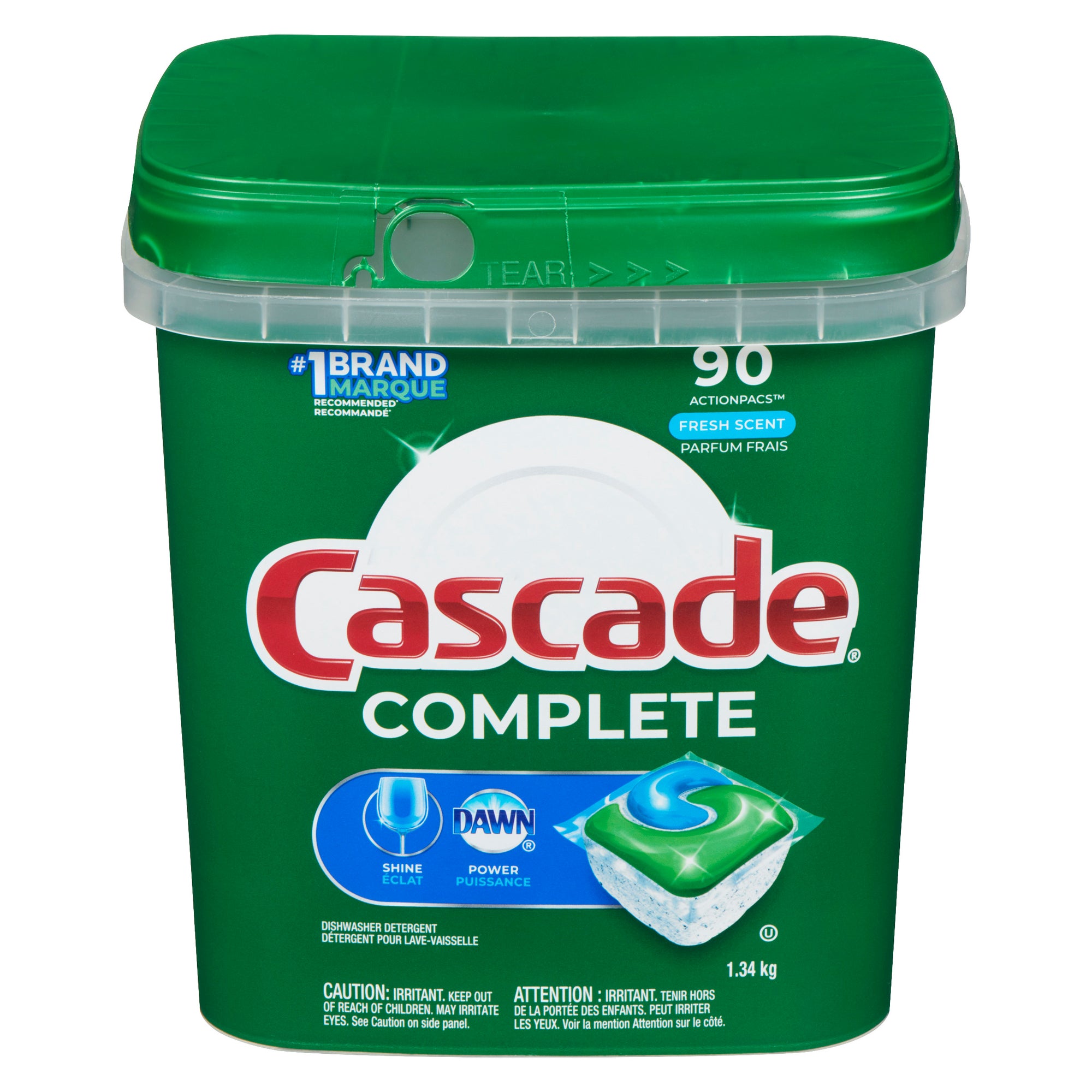 Cascade Complete Fresh Scent Dishwasher Tabs, 90-Pack – Giant Tiger