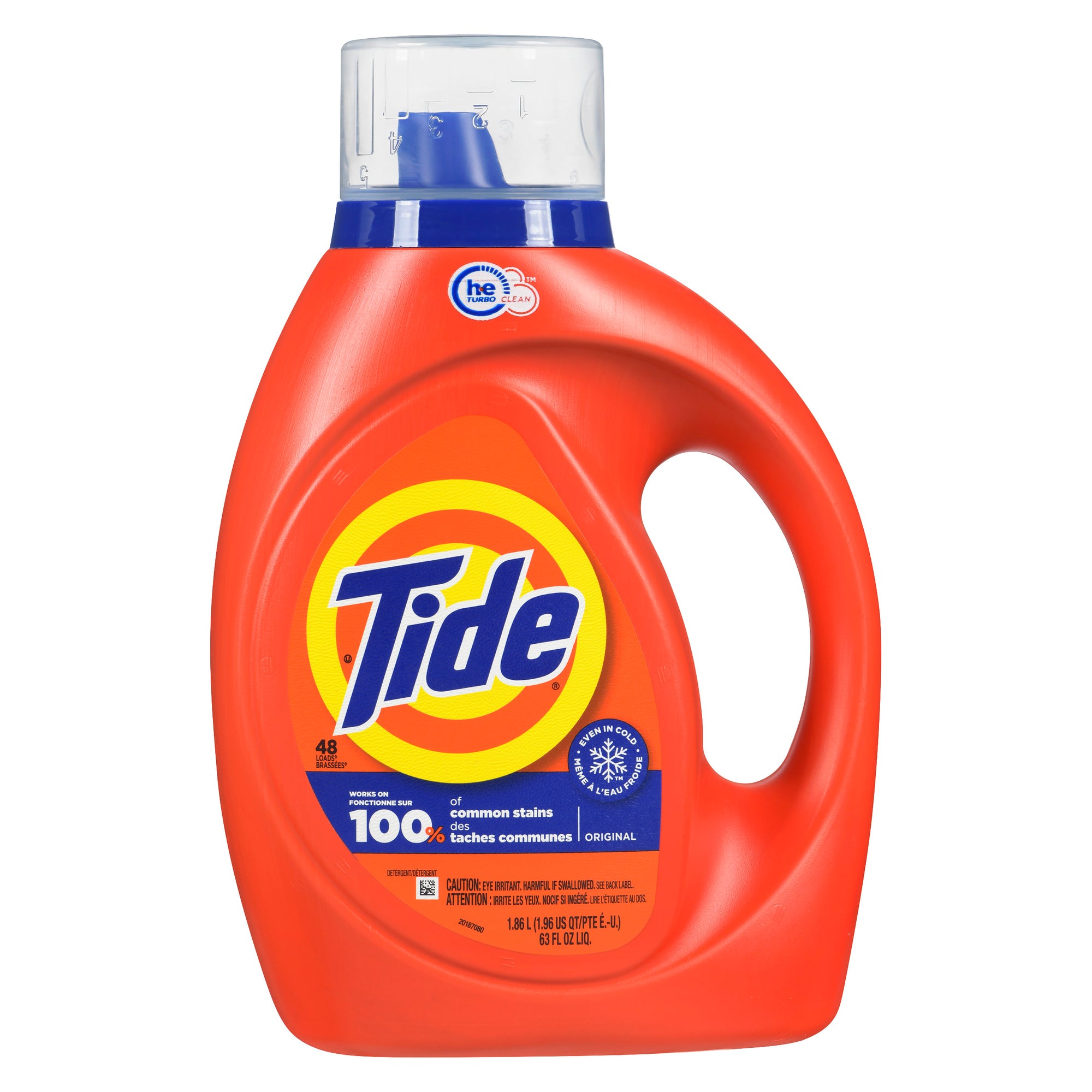 Détergent à lessive liquide Tide, parfum original, 1,86 L – Giant Tiger