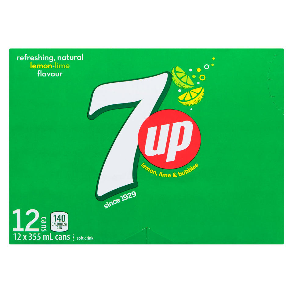 7UP, 12-Pack, 355-ml – Giant Tiger