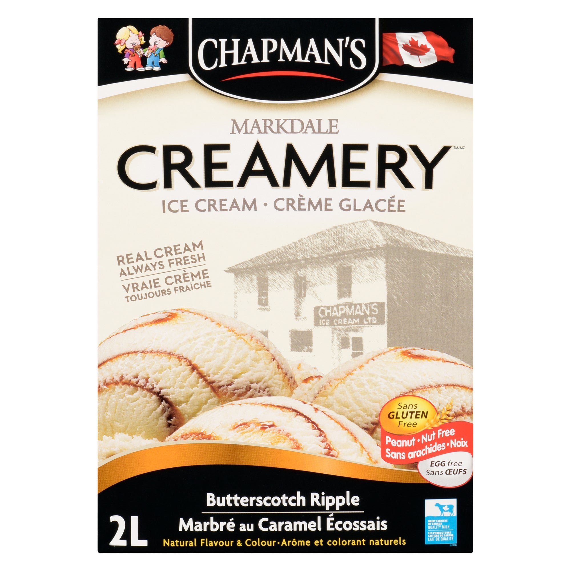 Chapman's Butterscotch Ripple Ice Cream, 2-L – Giant Tiger