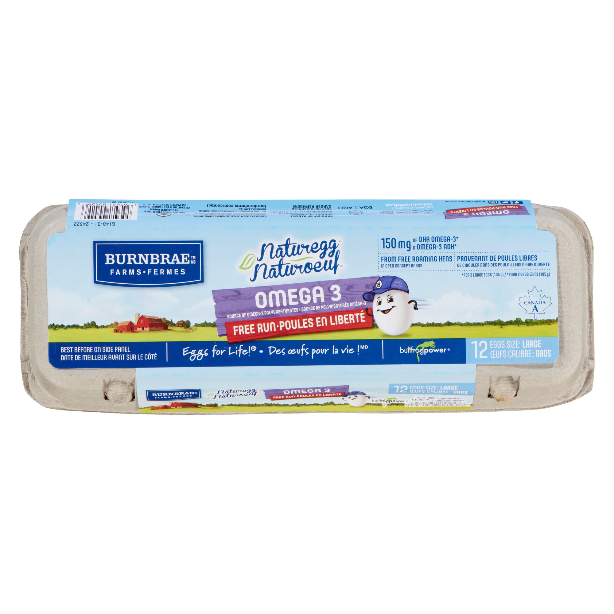 Burnbrae Farms Naturegg Omega 3 Large Eggs - 12pk. – Giant Tiger