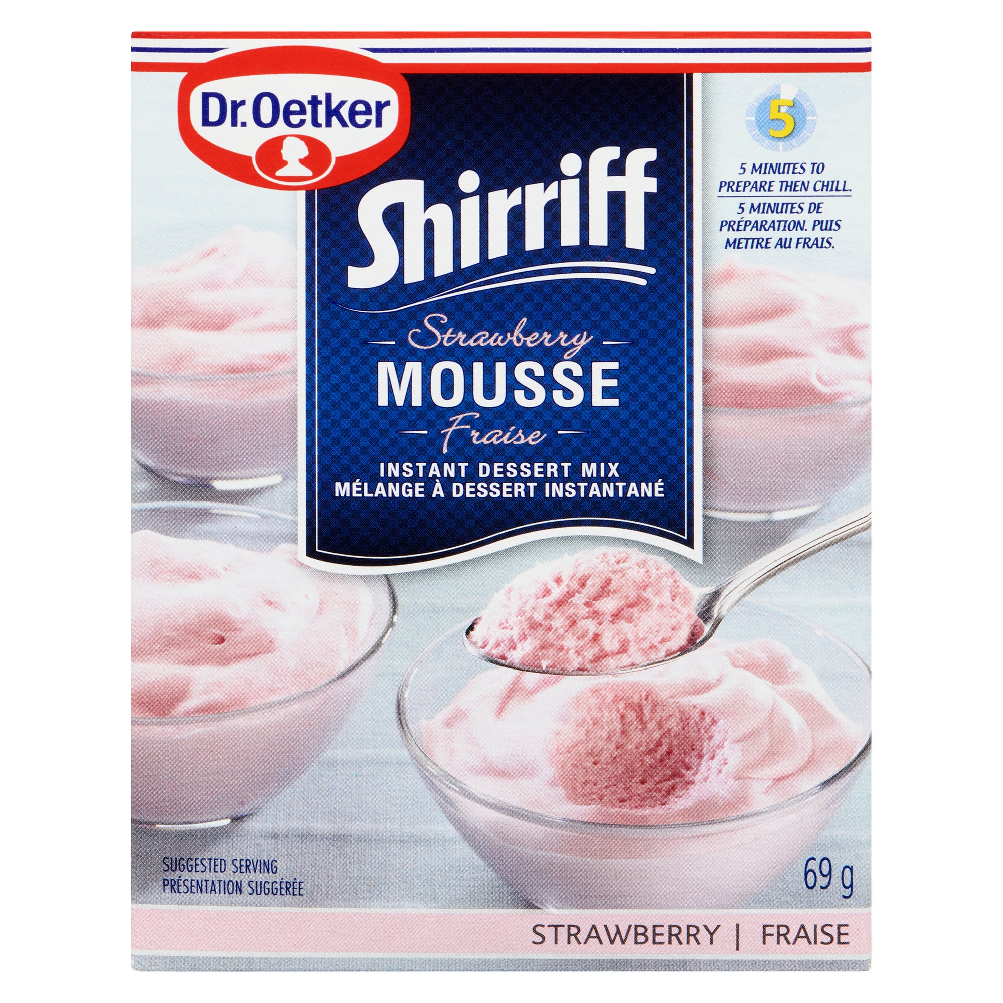 Dr. Oetker Shirriff Instant Mousse Dessert Mix Strawberry, 69-g – Giant ...