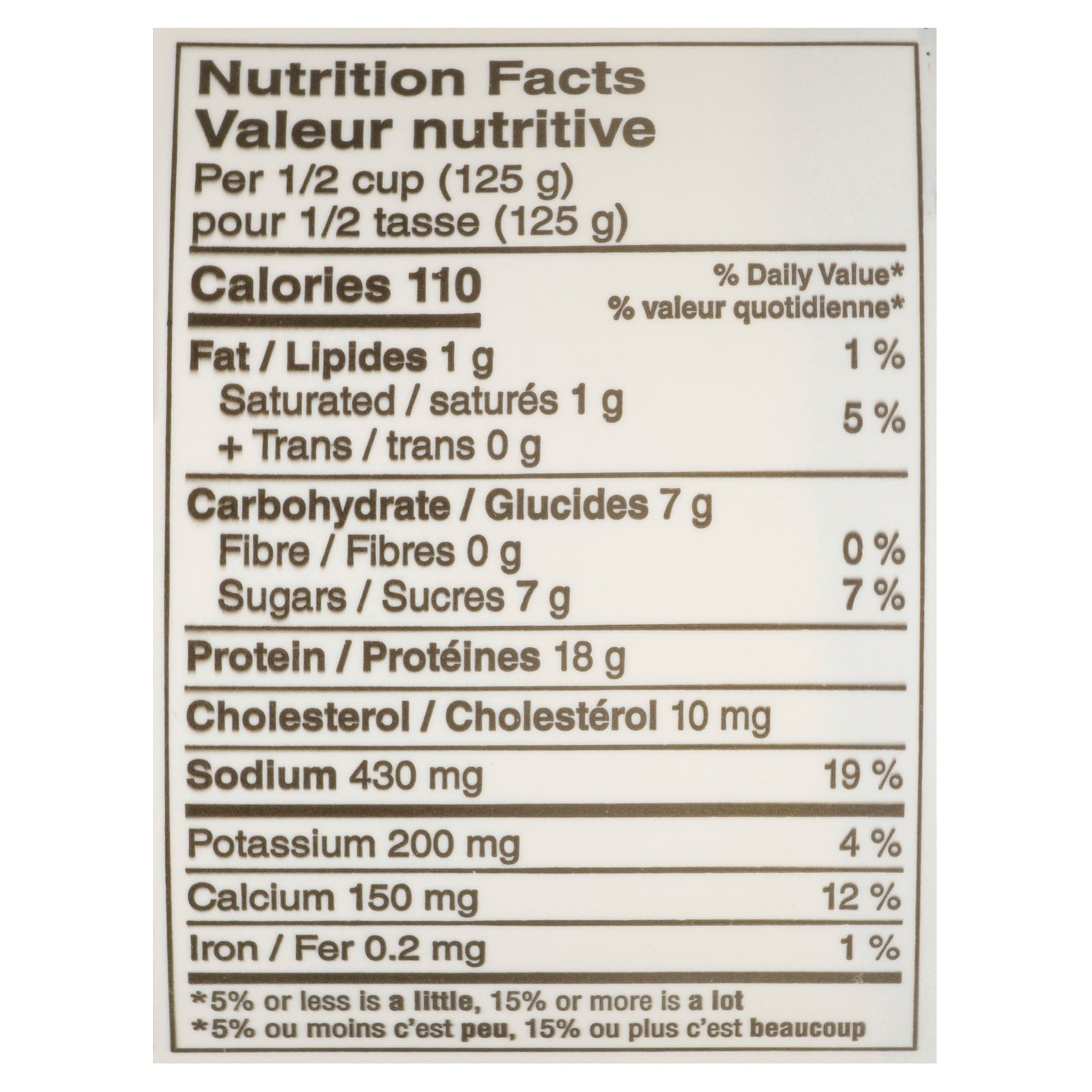 Baxter Light Cottage Cheese 1 % M.F., 500-g – Giant Tiger