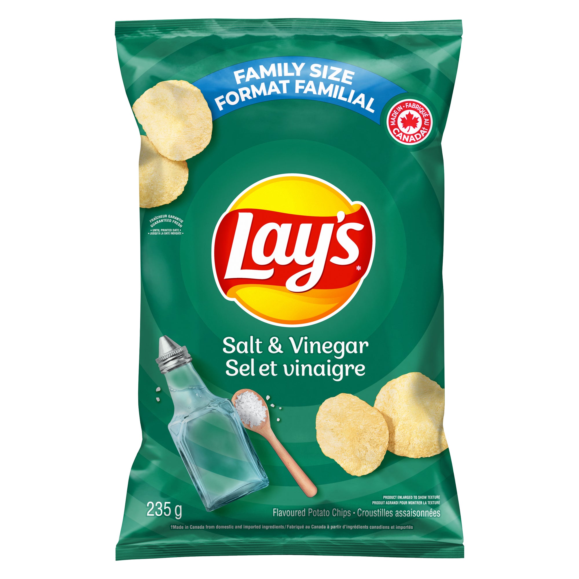 Lay's Salt and Vinegar Potato Chips, 235-g – Giant Tiger