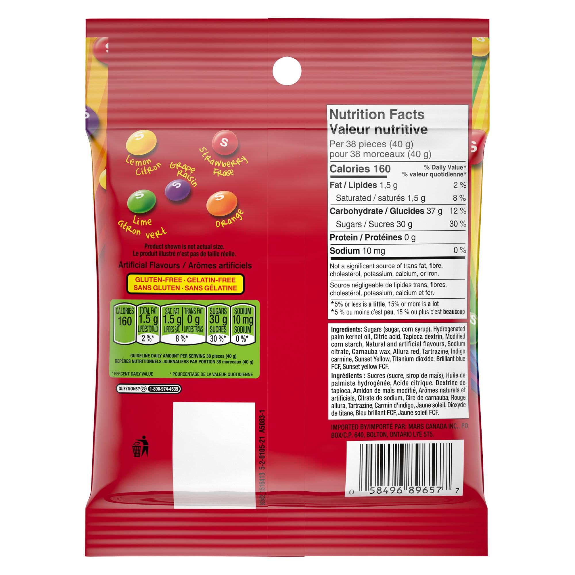 Skittles Original Bite Size Candies, 191-g – Giant Tiger