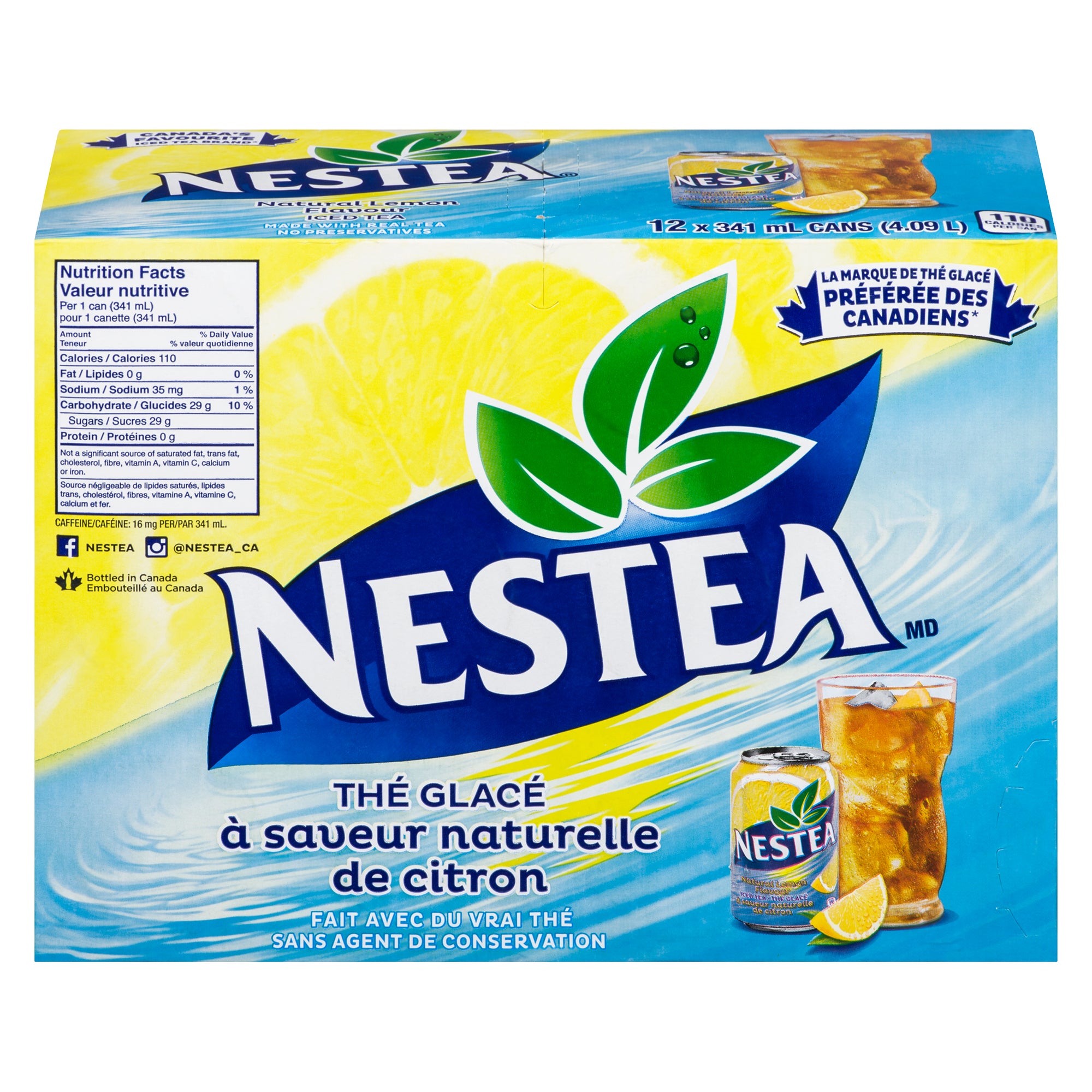 Nestea Lemon Iced Tea 12pk. - 341ml – Giant Tiger
