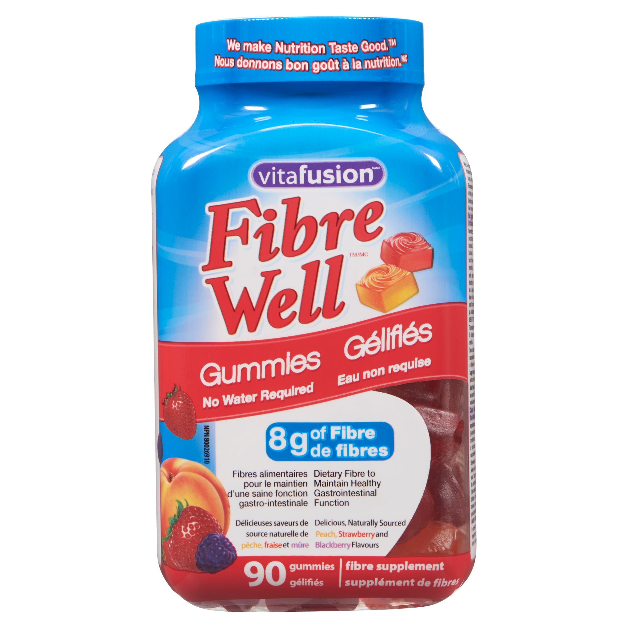 Vitafusion Fibre Well Gummies Fibre Supplement Gummies, 90-Pack – Giant ...