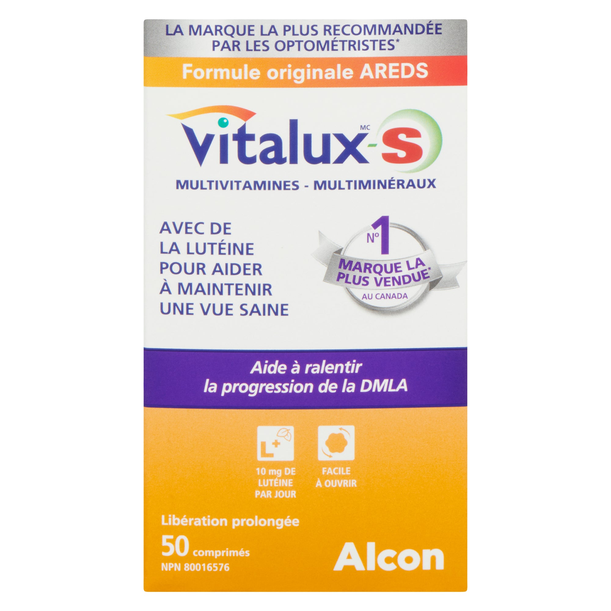 Vitalux-S AREDS Formula Time Release Caplets, 50-Pack – Giant Tiger