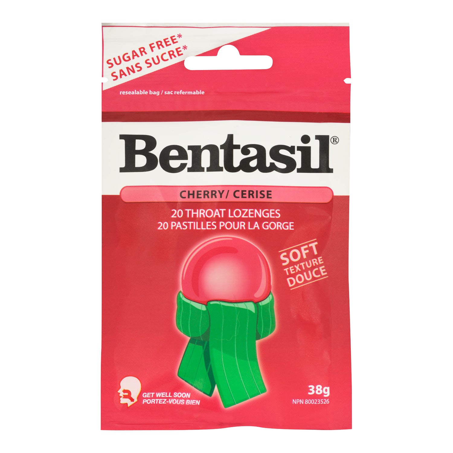 Pastilles pour la gorge Bentasil Cerise, emb. de 20 - 38 g – Giant Tiger