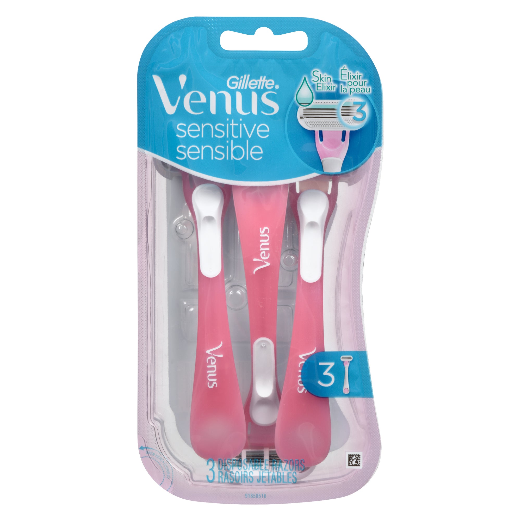 Gillette Venus Sensitive Disposable Razors - 3pk. – Giant Tiger