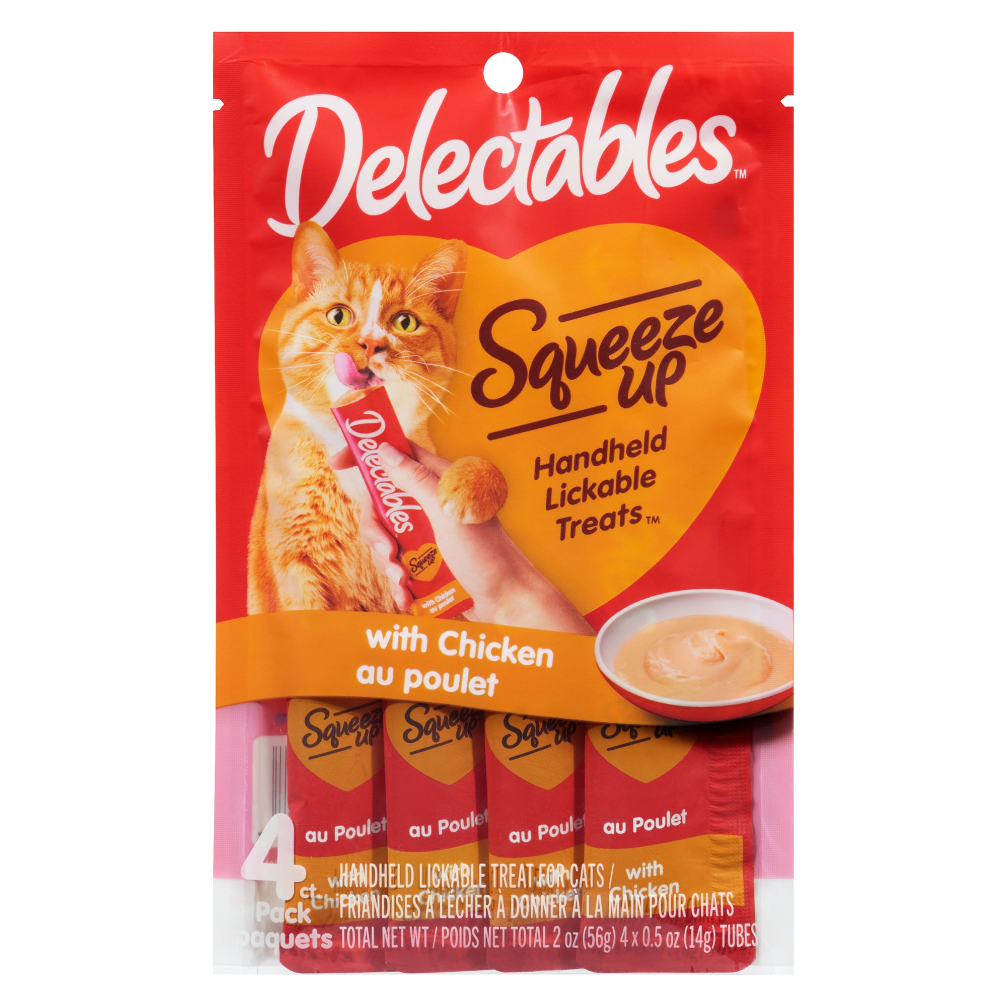 Delectables Squeeze Up Chicken Cat Treats, 14-g, 4-Pack – Giant Tiger