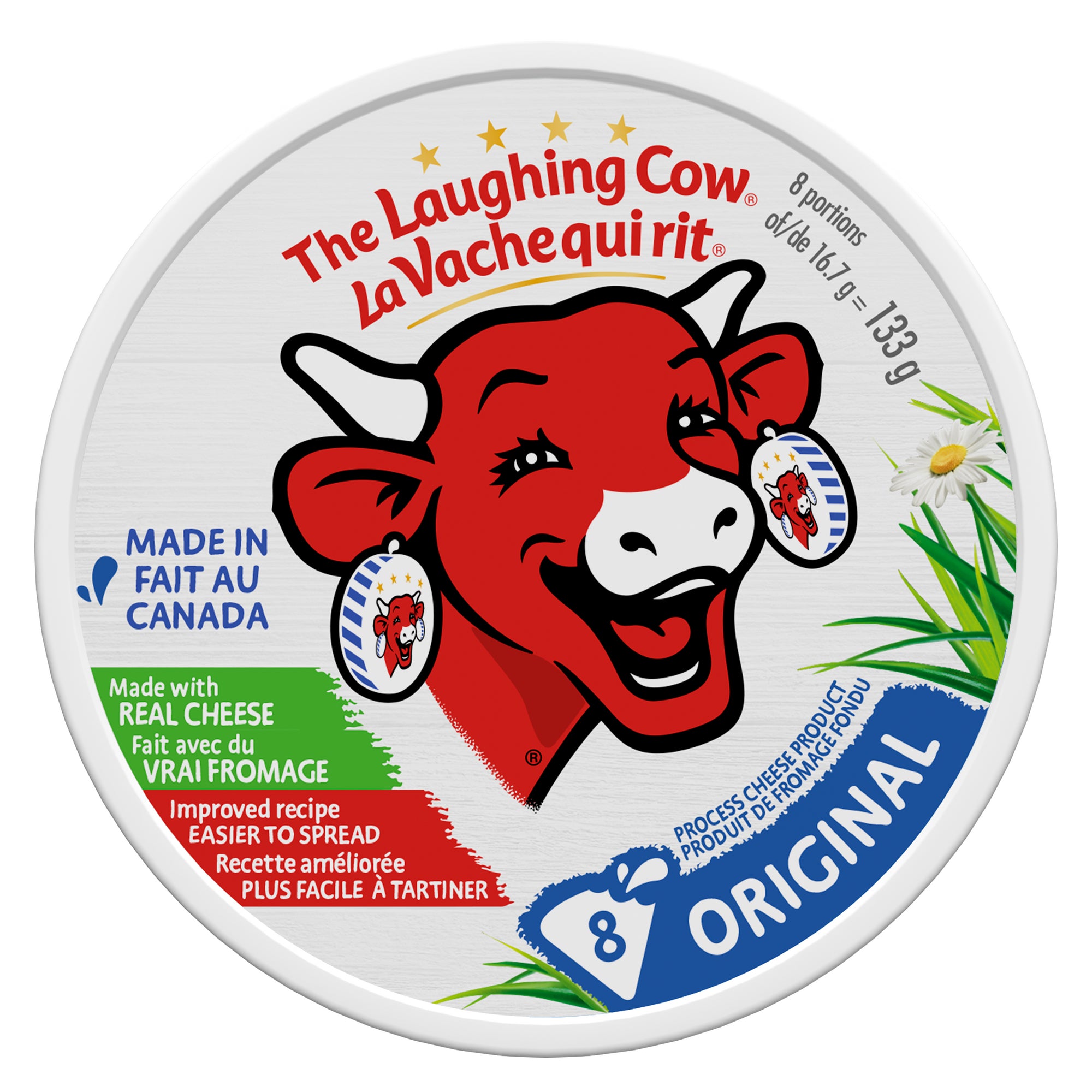The Laughing Cow Original Process Cheese 8pk. - 16.7g – Giant Tiger