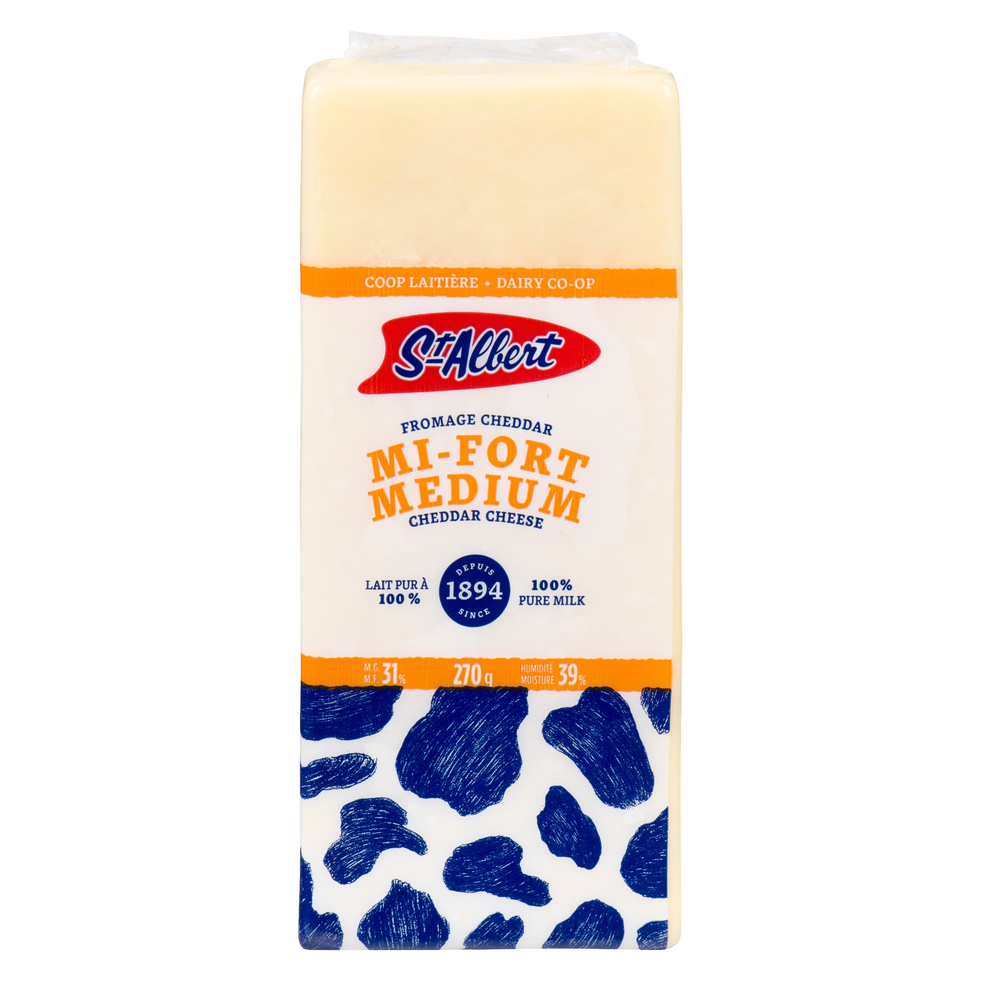 St Albert Medium Cheddar Cheese, 270 g – Giant Tiger