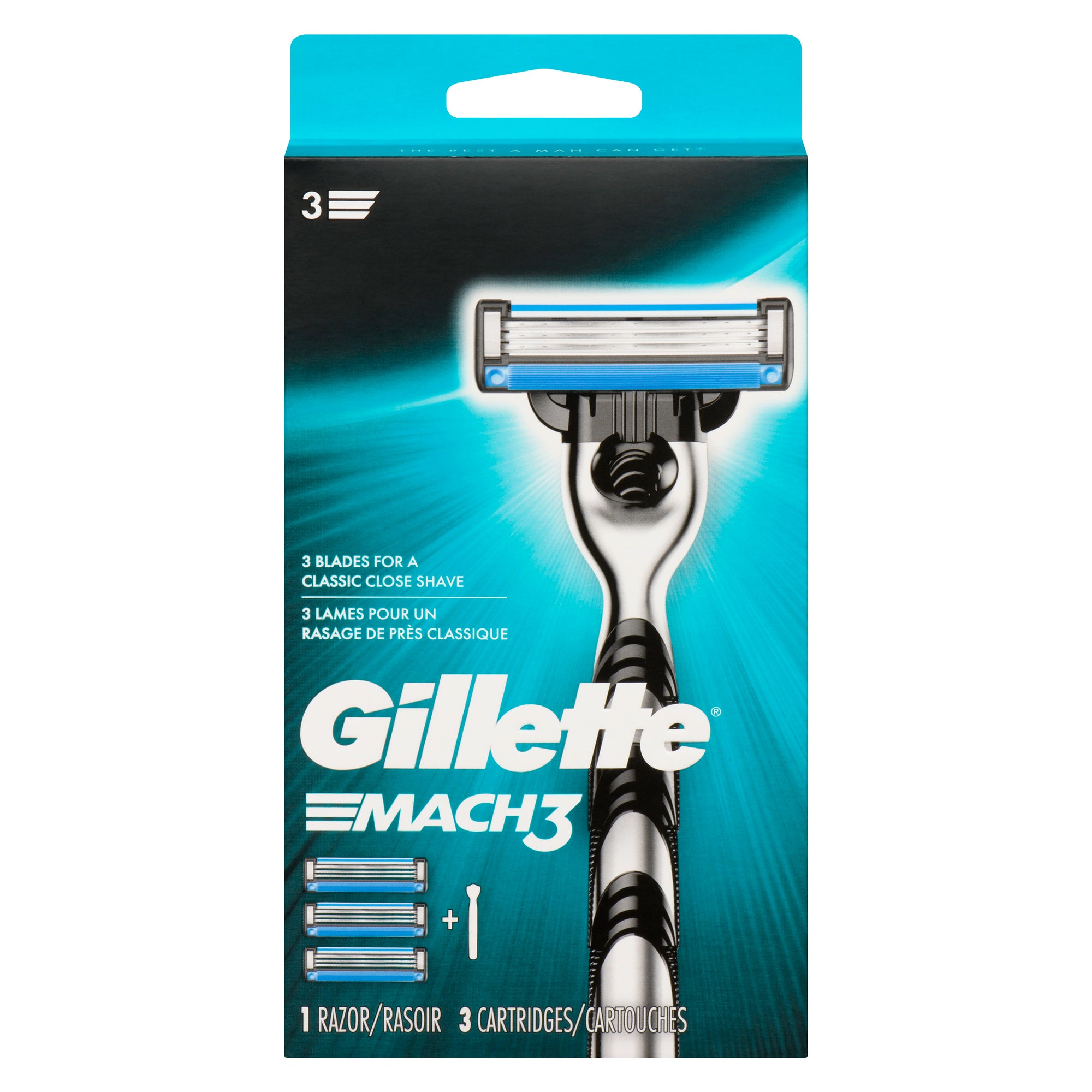 Gillette Mach 3 Men's Razor - 4pc. – Giant Tiger