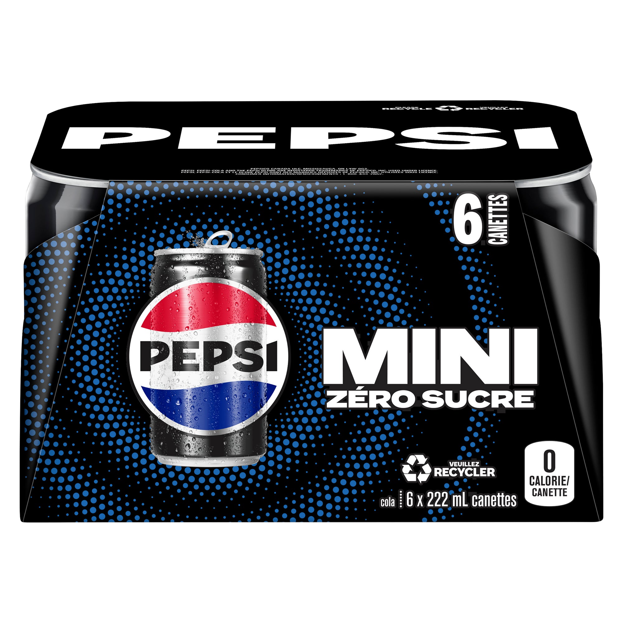Pepsi Mini Zero Sugar Soft Drink, 222-ml – Giant Tiger