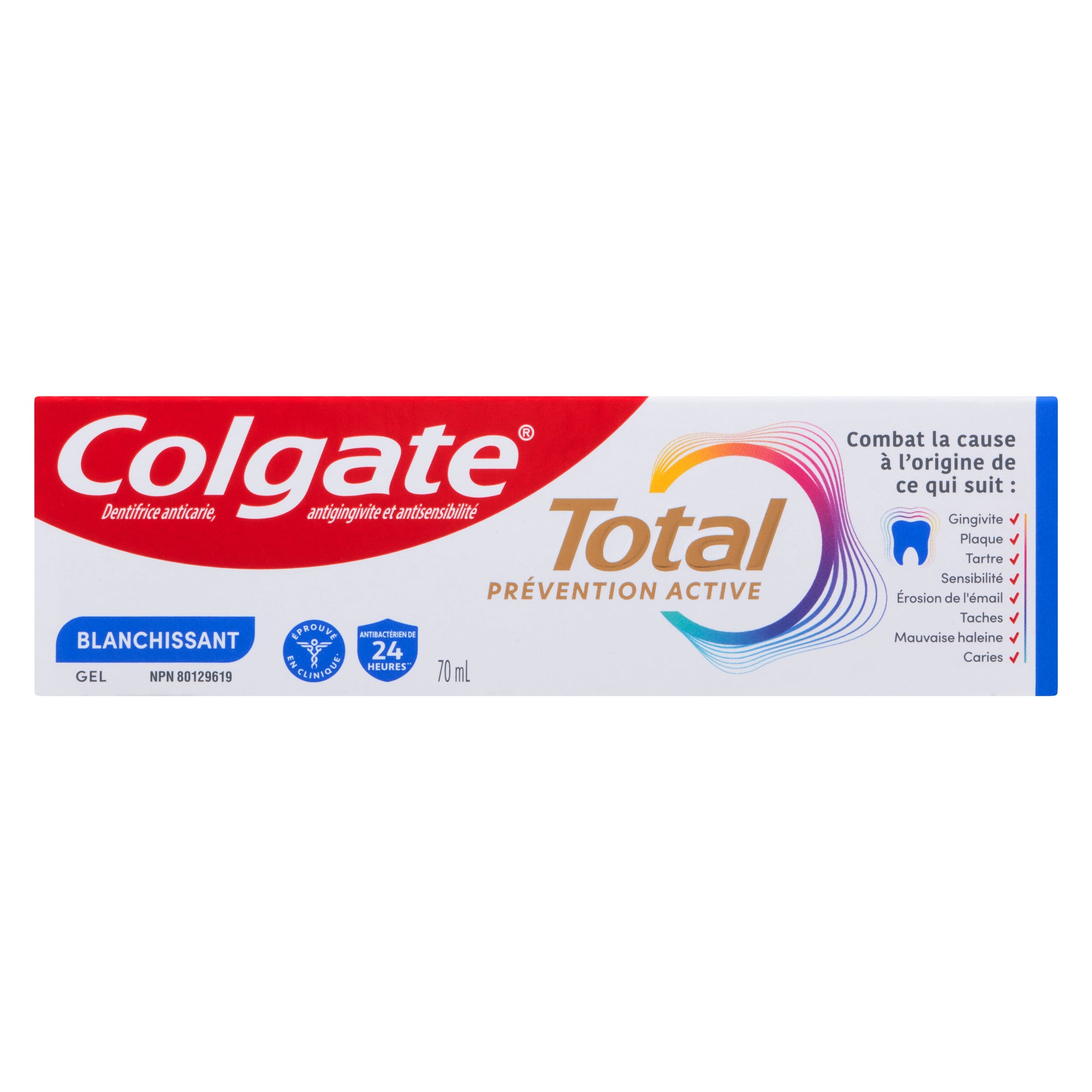 Colgate Total Anticavity Fluoride and Antigingivitis Toothpaste Whiten ...